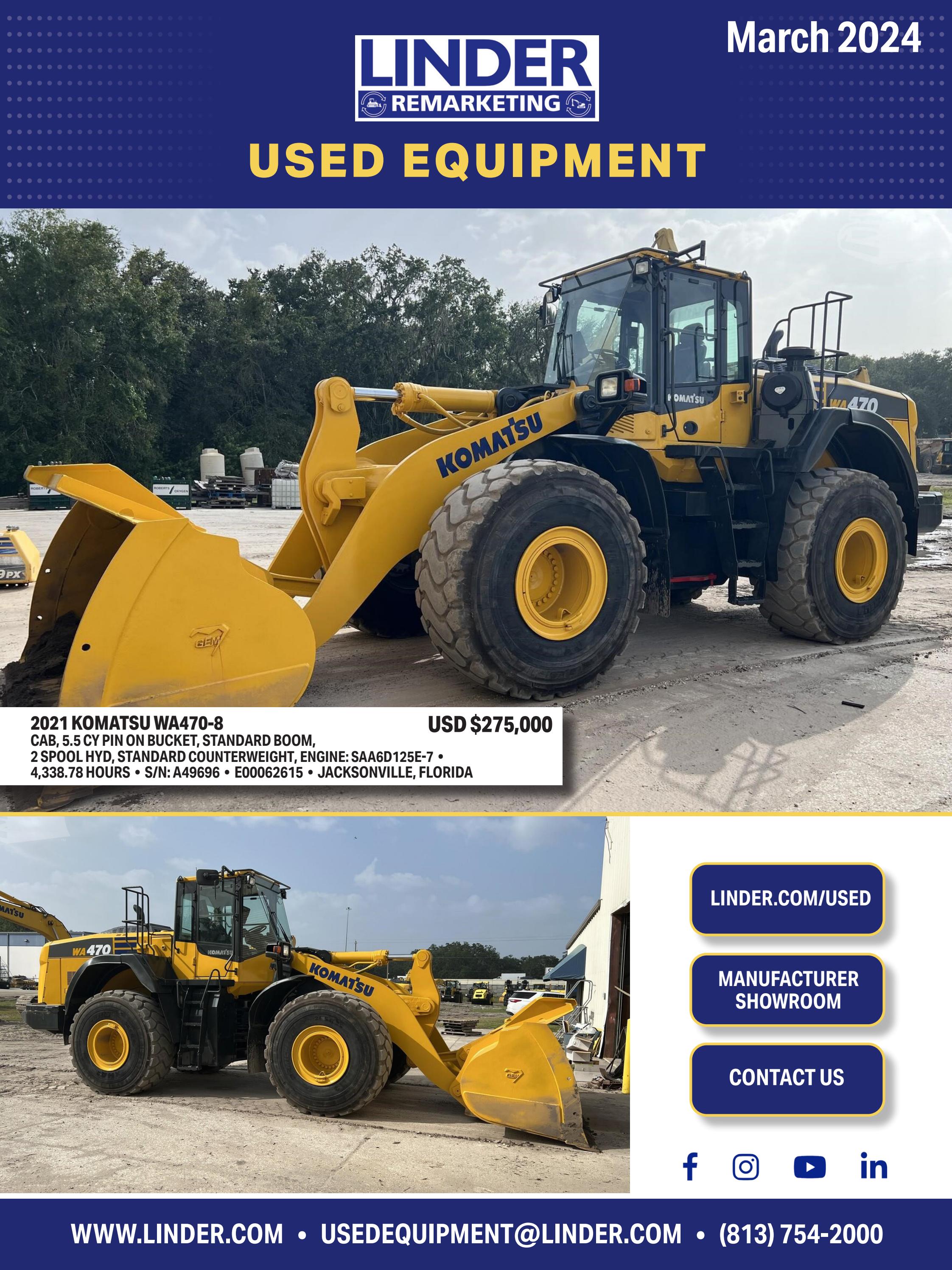 Linder Used Equipment March 2024 by Construction Publications, Inc - Issuu