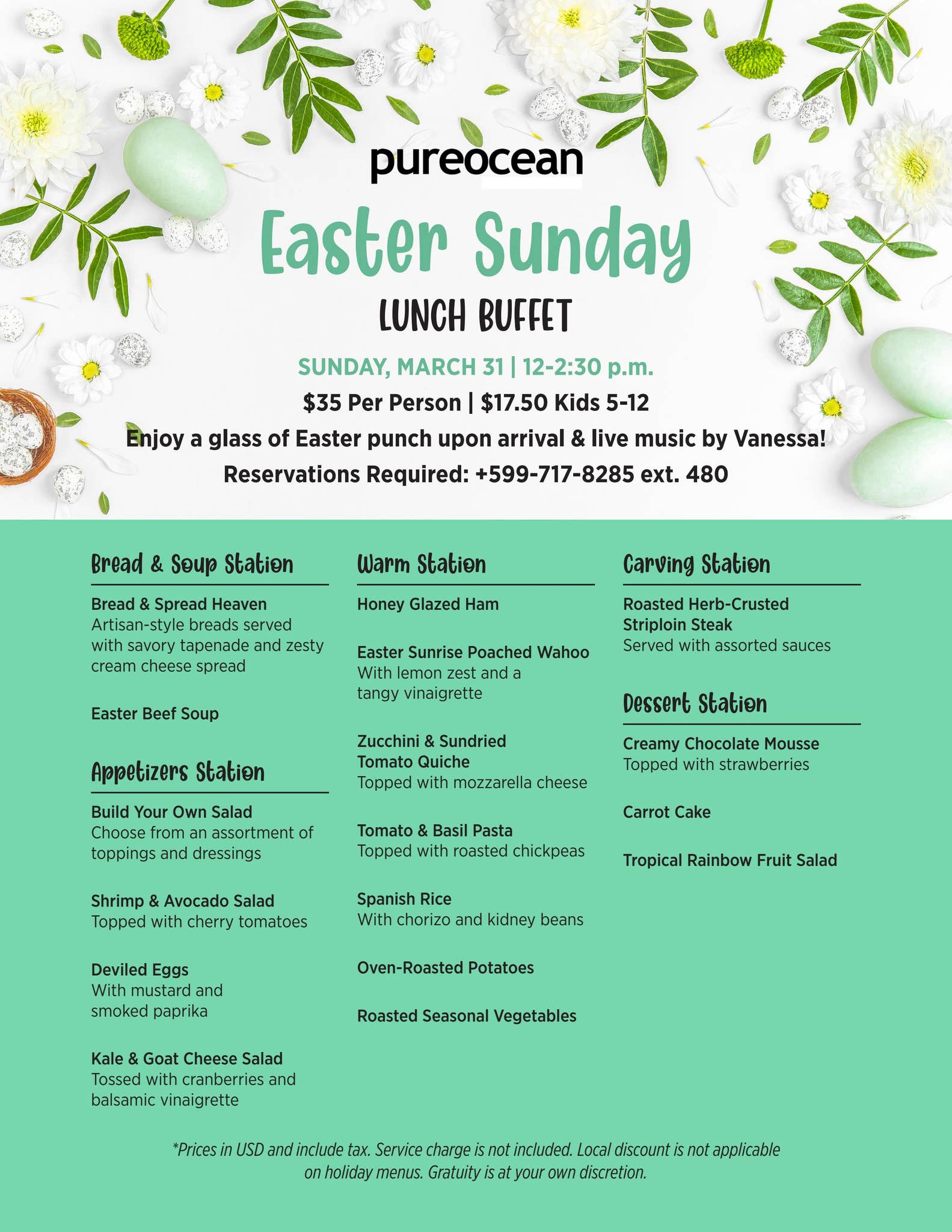 Divi Flamingo Easter Sunday Lunch Buffet by Divi Resorts - Issuu