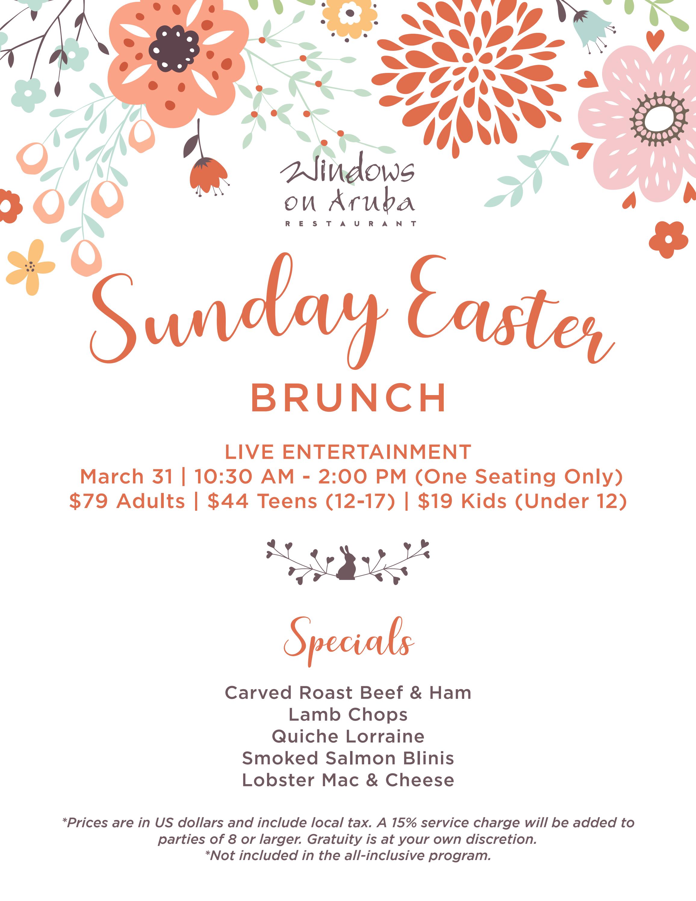 Windows on Aruba Easter Menu by Divi Resorts - Issuu