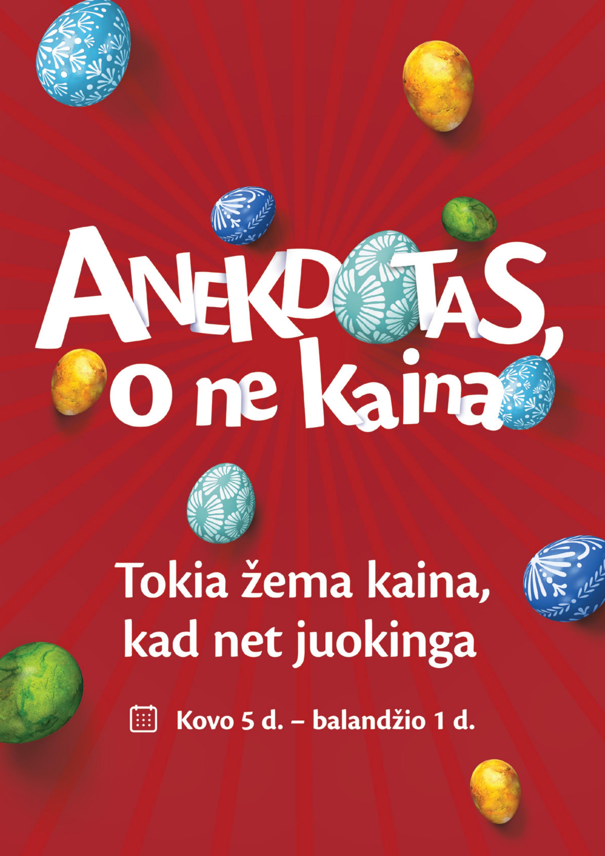 Anekdotas, o ne kaina by MAXIMA LT - Issuu
