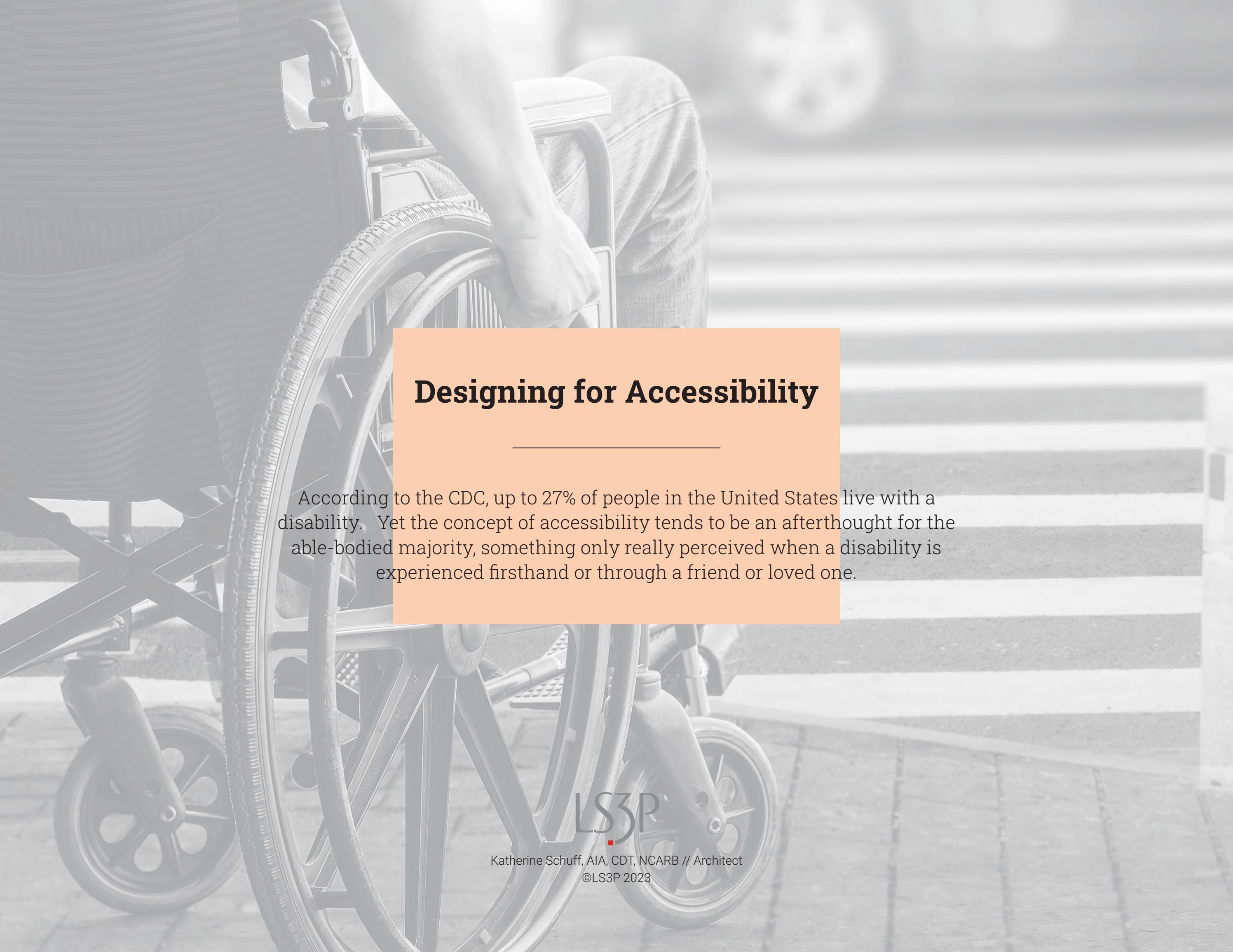 Designing for Accessibility by LS3P - Issuu