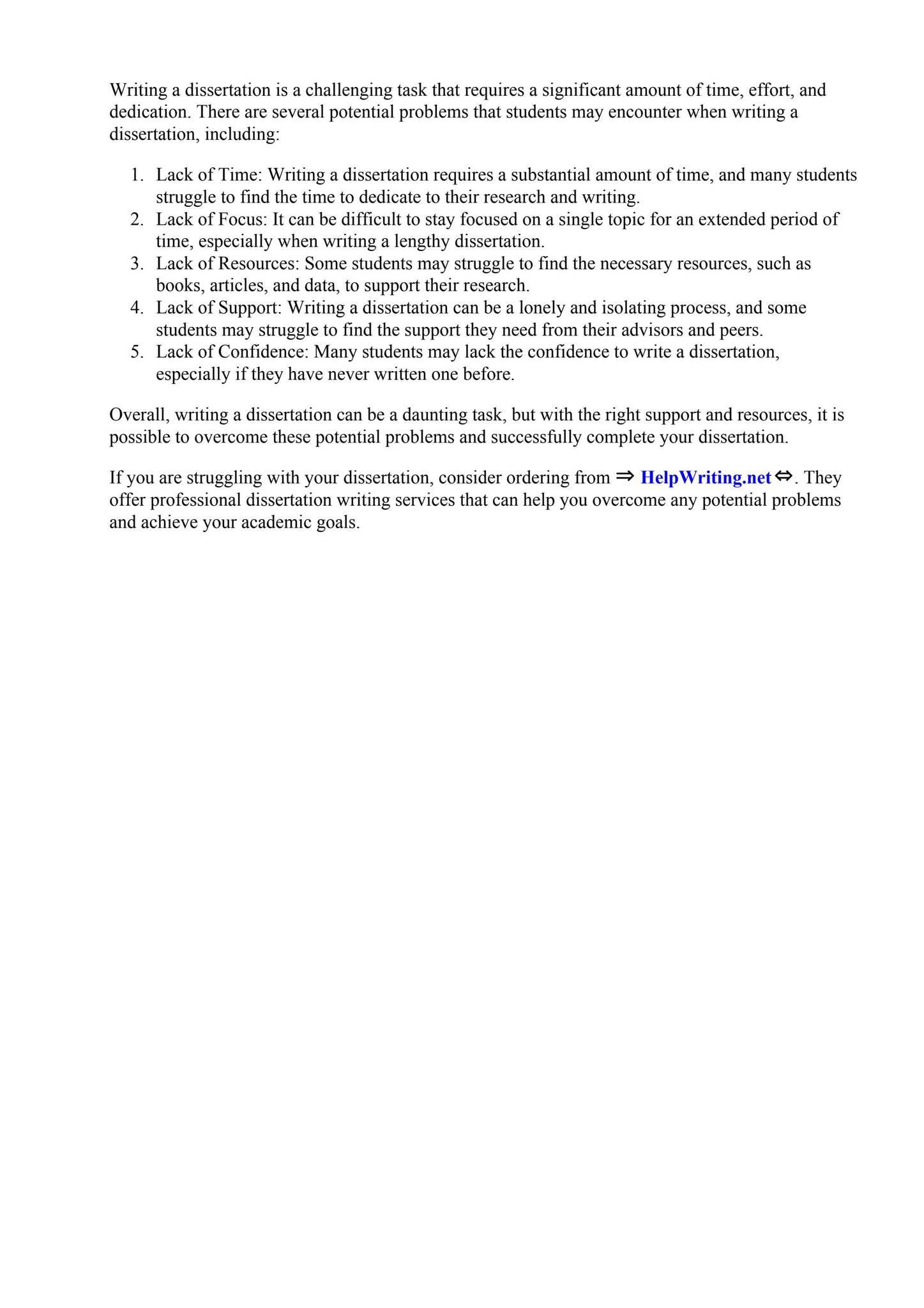 Dissertation Potential Problems by Susan Thomas - Issuu