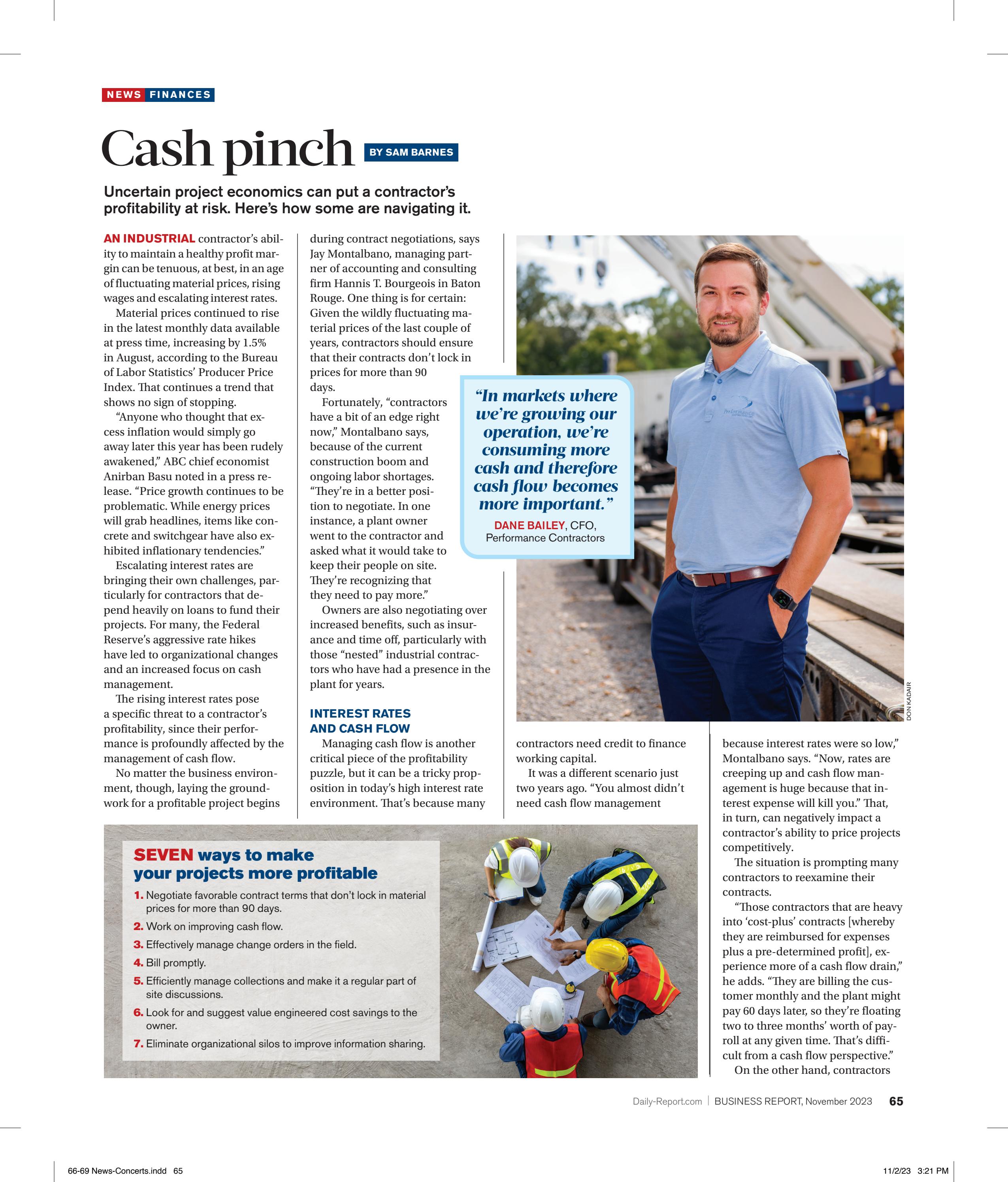 Cash Pinch - Sam Barnes by Baton Rouge Business Report - Issuu