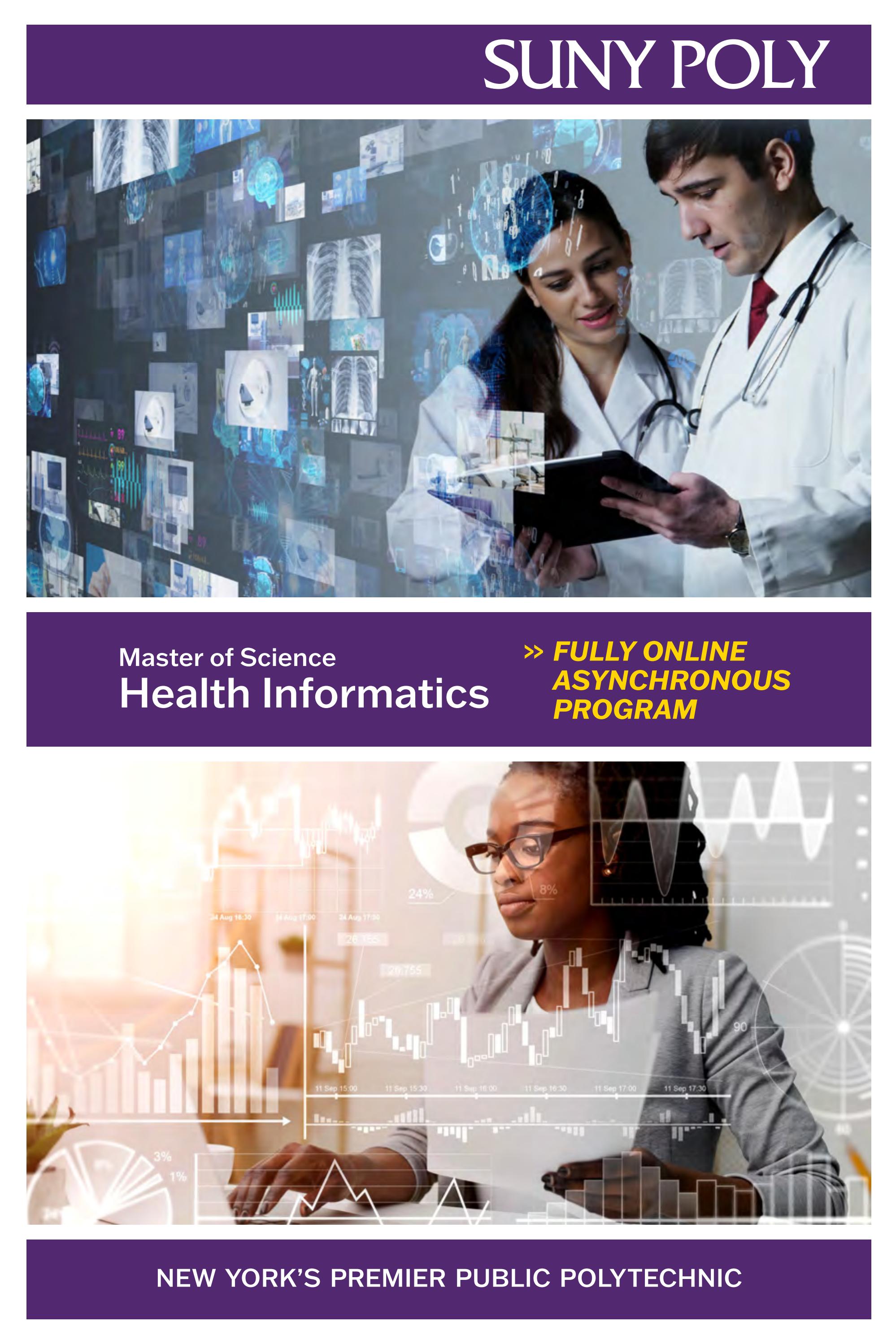 M.S. in Health Informatics by SUNY Polytechnic Institute - Issuu