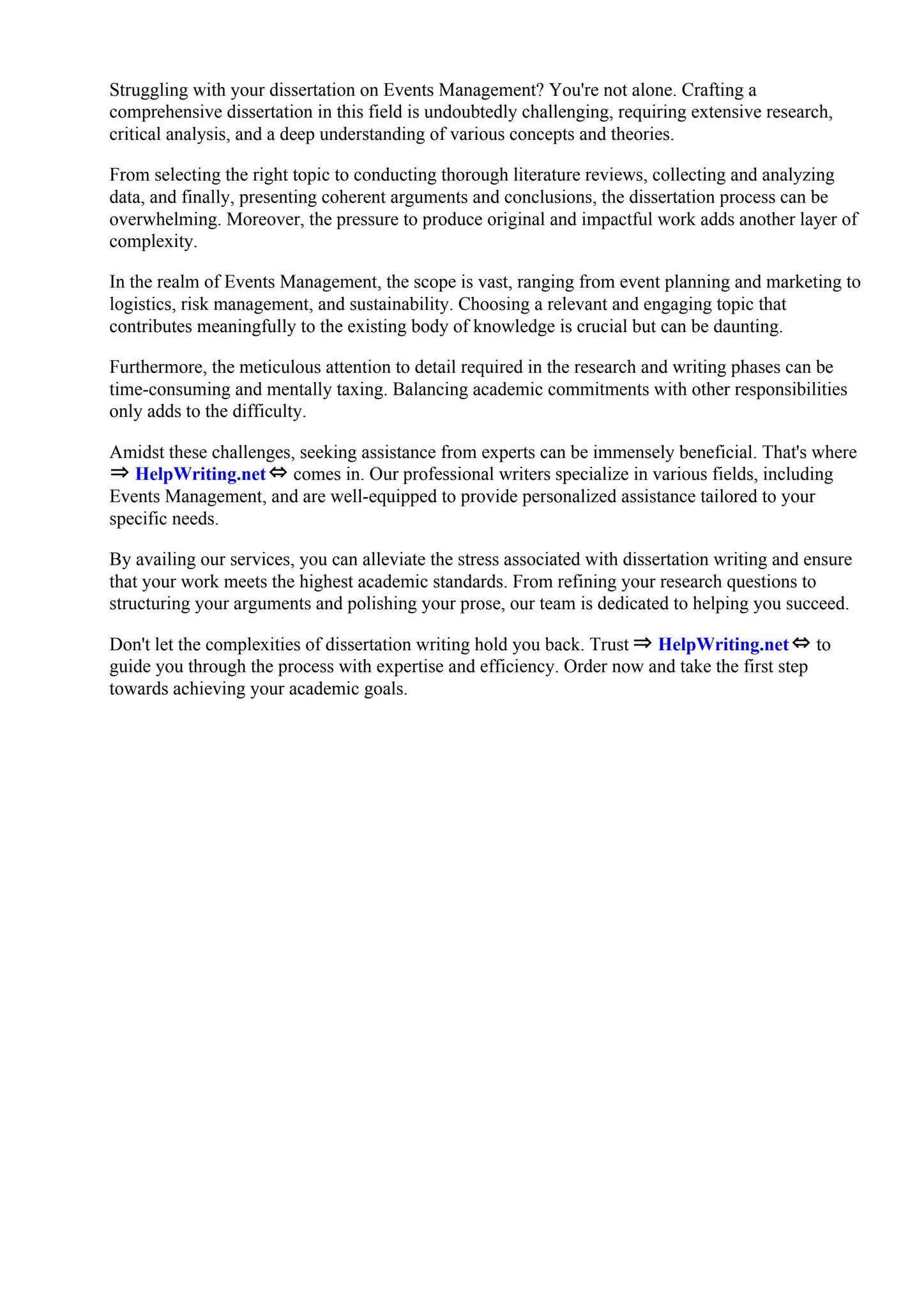 Dissertation Topics Events Management by Claudia Fleming - Issuu