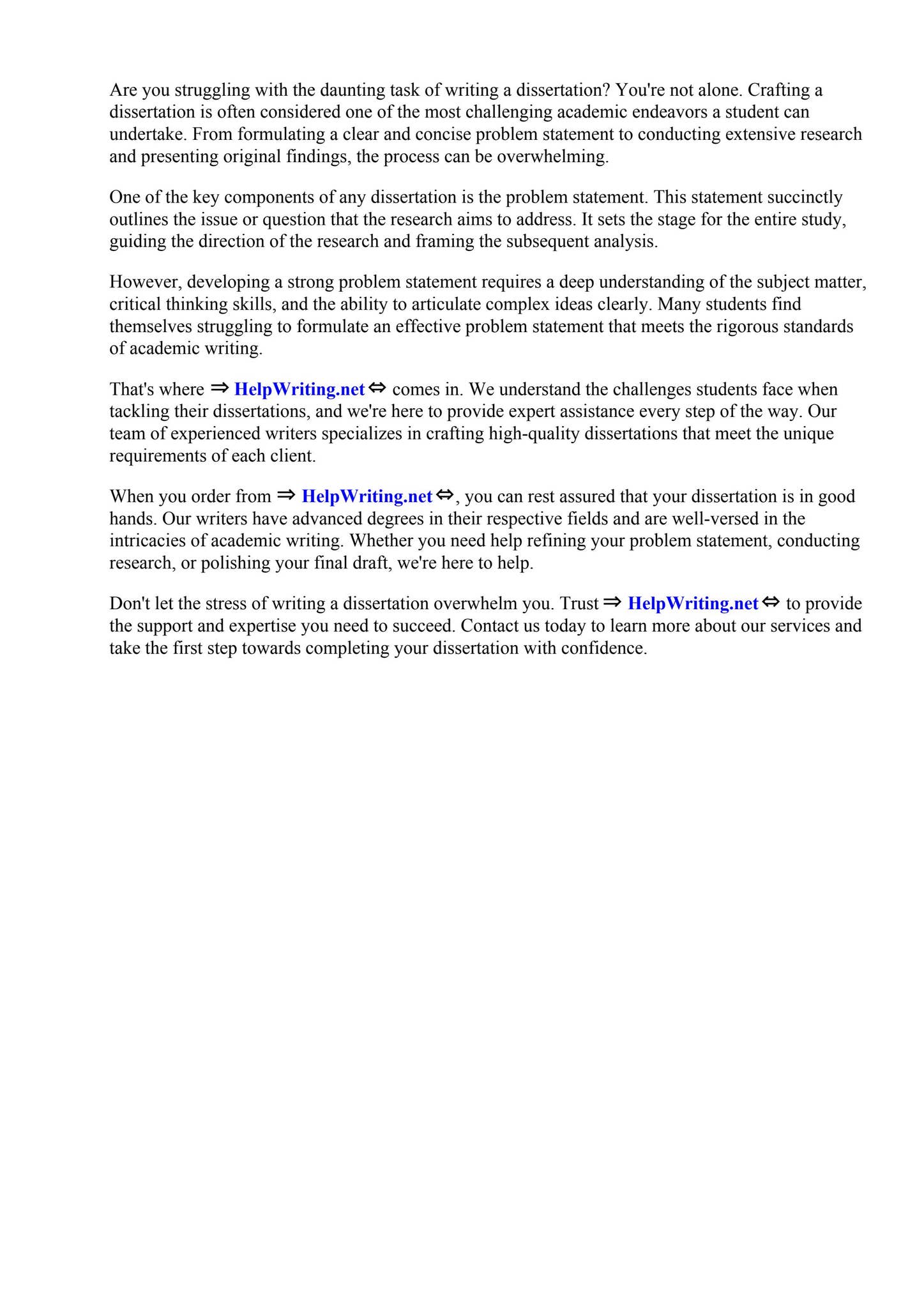 Dissertation Statement Of The Problem Example by Kimberly Cook - Issuu