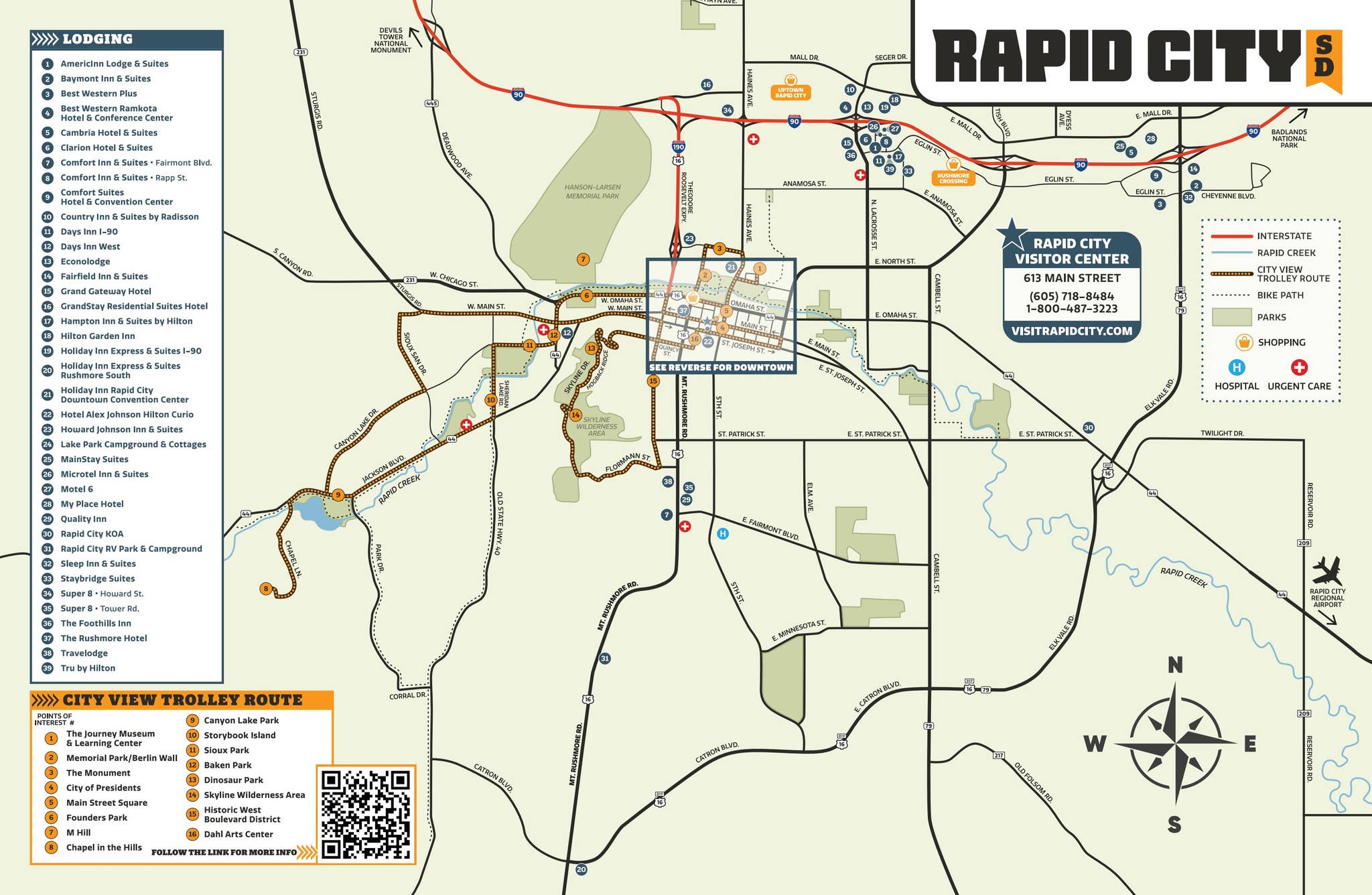 Rapid City and Downtown Map by Visit Rapid City - Issuu