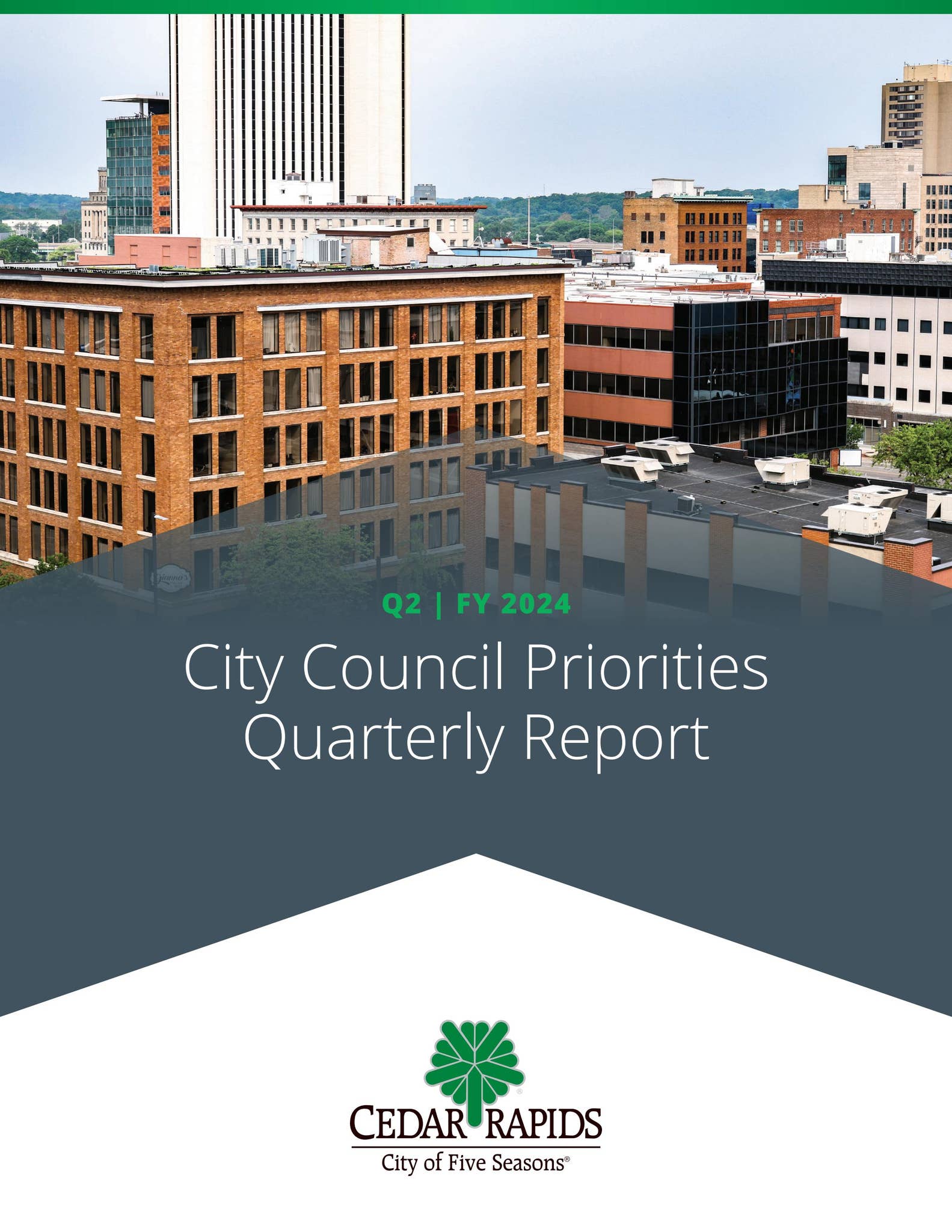 Q2 | FY24 City Council Priorities Report by City of Cedar Rapids - Issuu