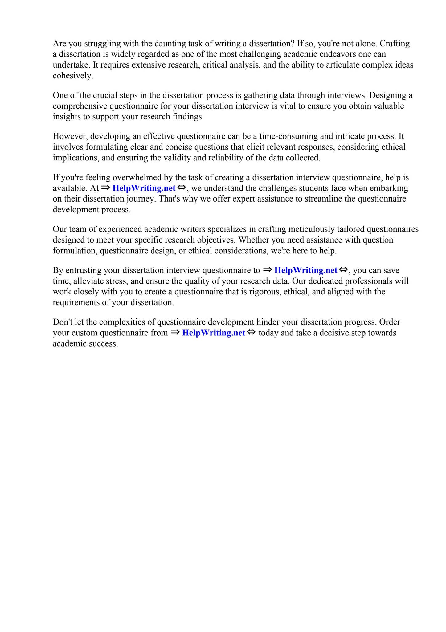 Dissertation Interview Questionnaire by Jenny Prasad - Issuu