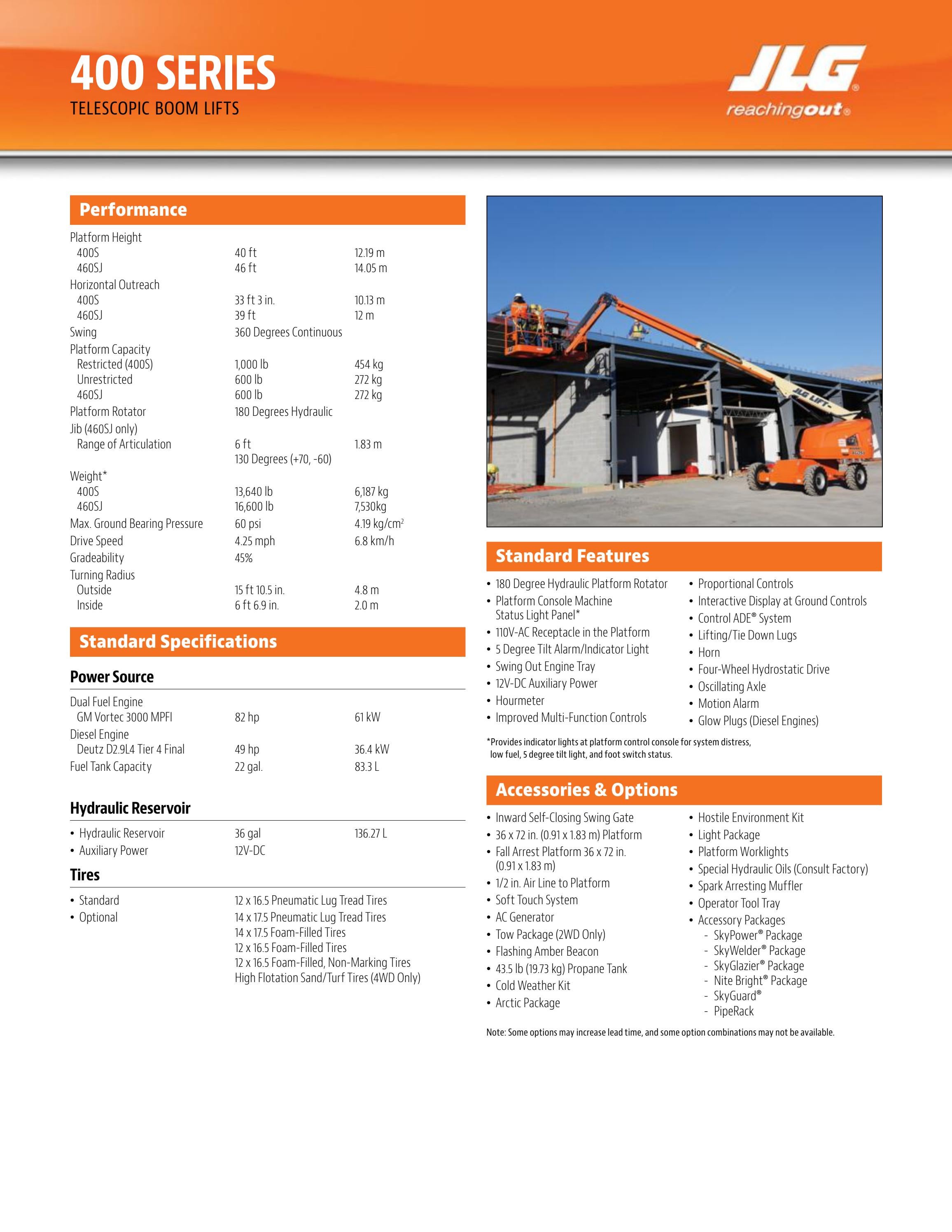 JLG 400 series brochure by Protruck - Issuu