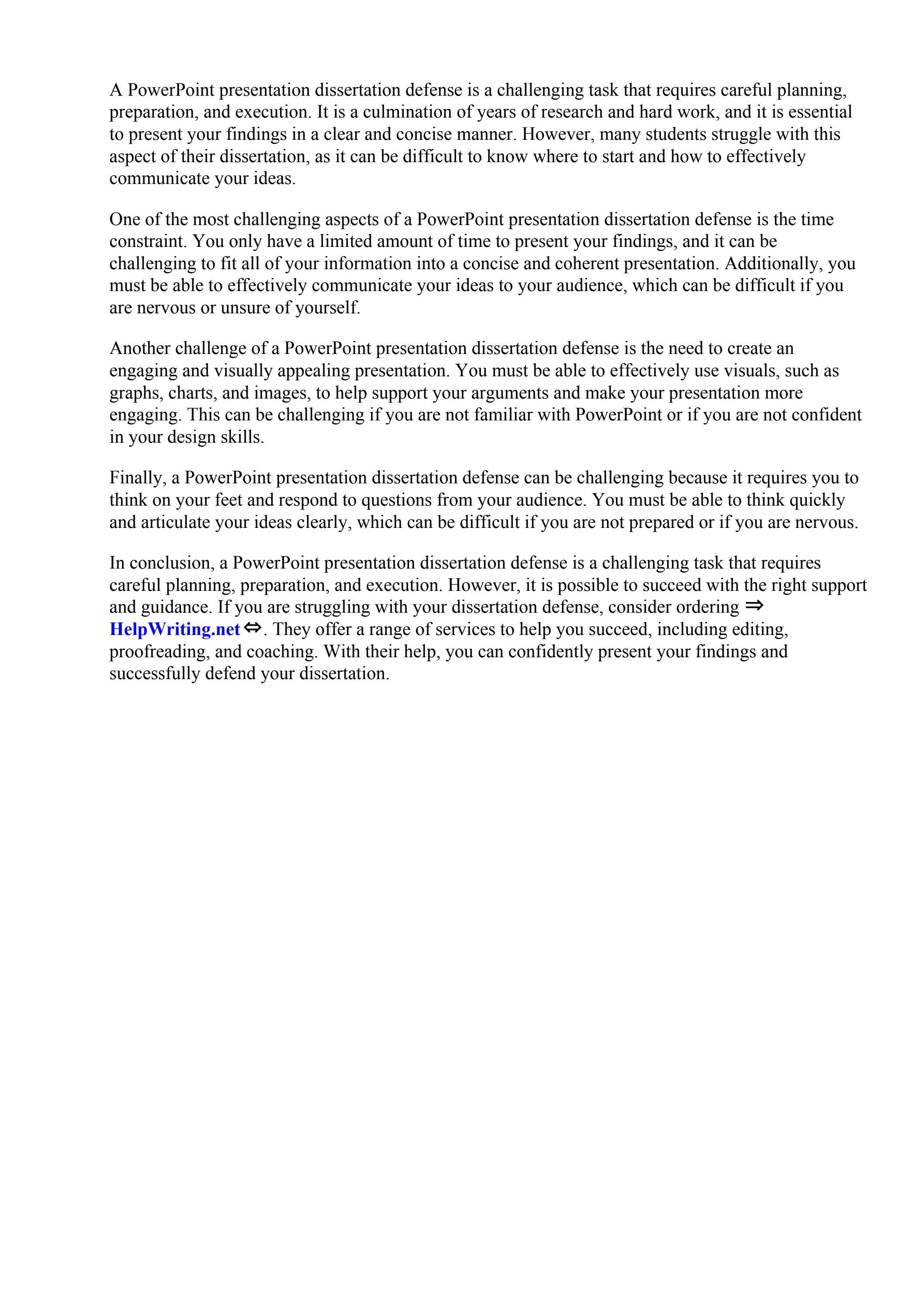 Powerpoint Presentation Dissertation Defense by Kay Pritchett - Issuu