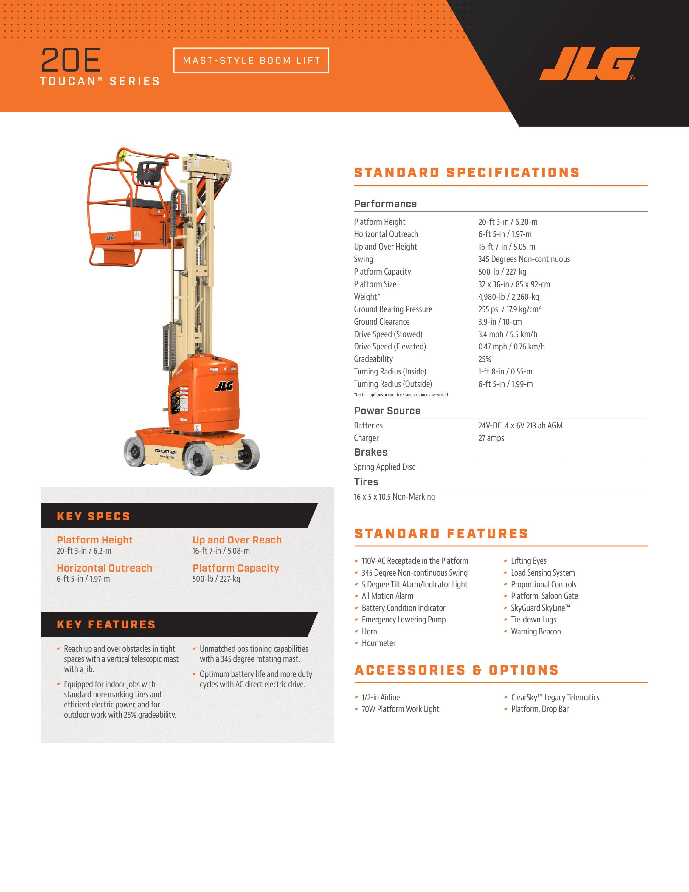 JLG 20E datablad by Protruck - Issuu