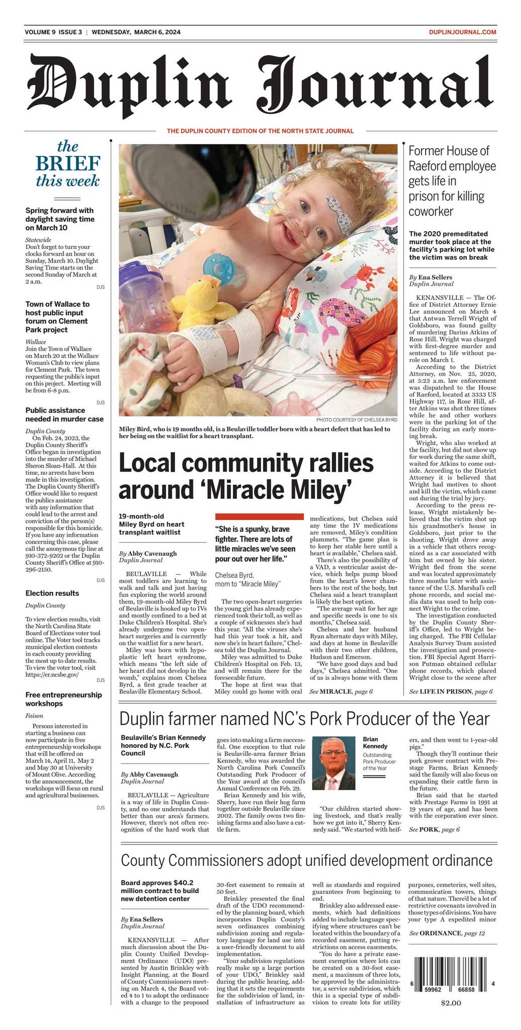 Duplin Journal Vol. 9, Issue 2 by North State Journal - Issuu