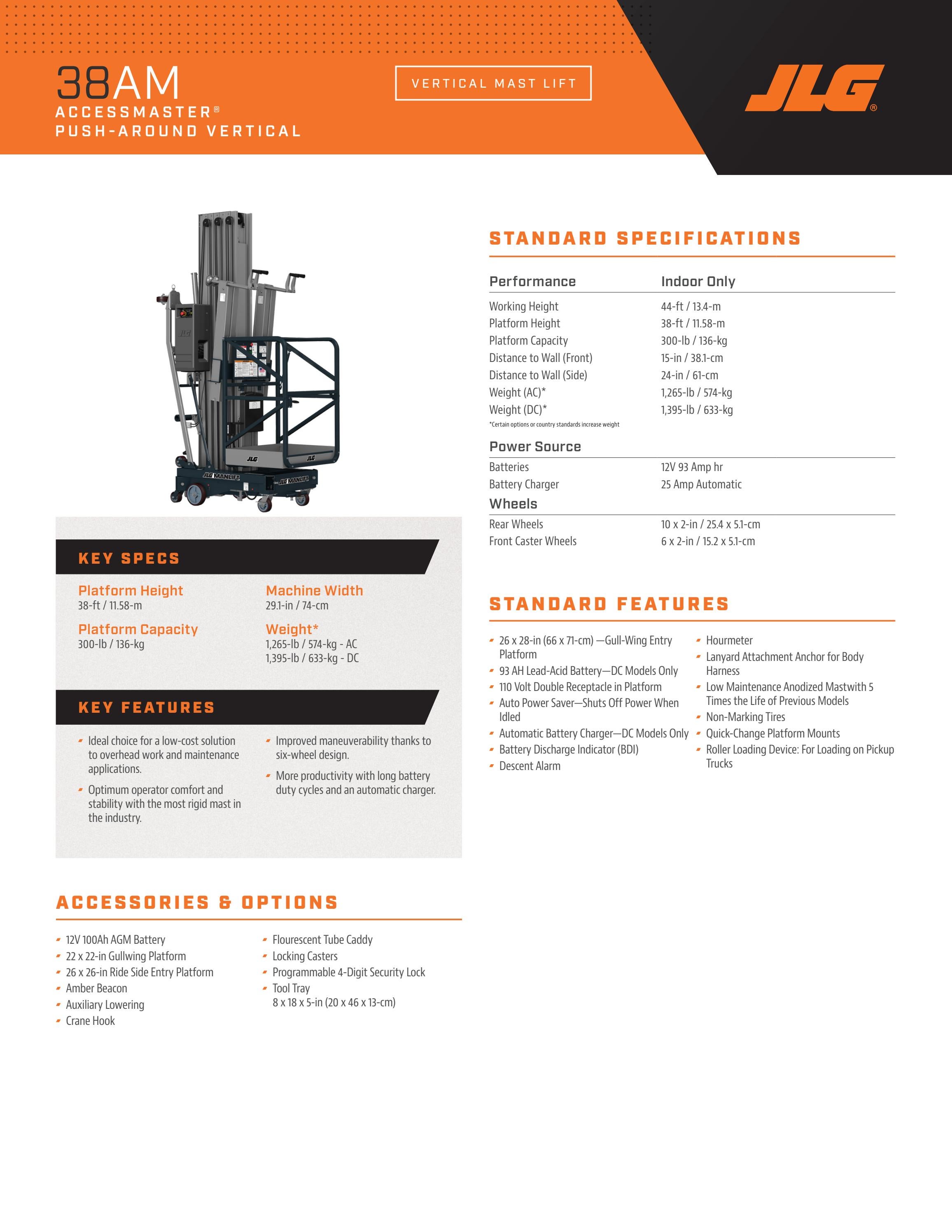 38AM series JLG datablad by Protruck - Issuu