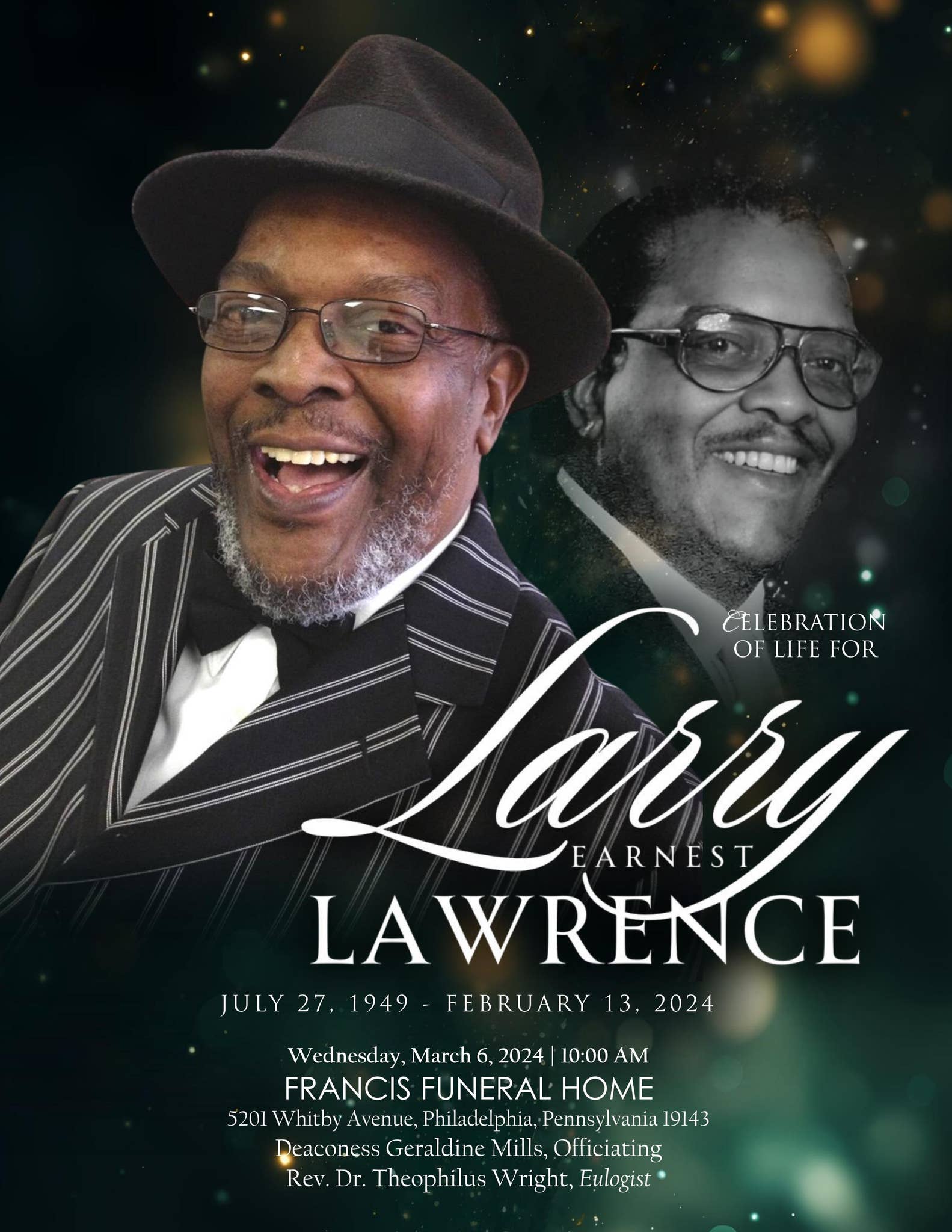 Larry Lawrence Life Celebration Program by The K Effect - Issuu