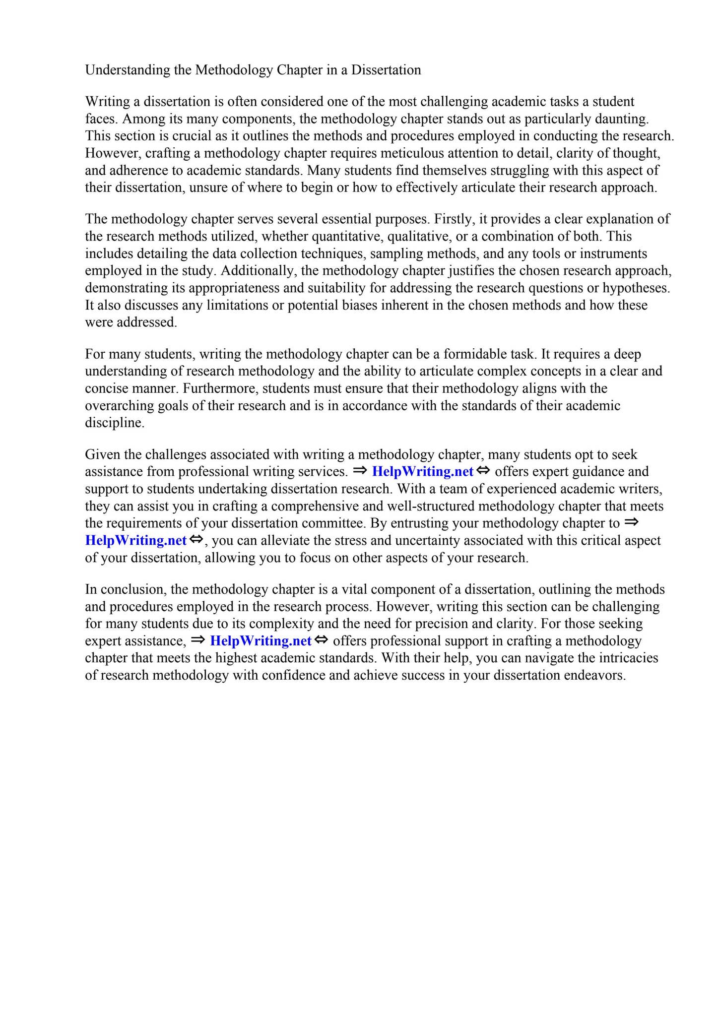 What Is A Methodology Chapter For A Dissertation by Lynn Myers - Issuu