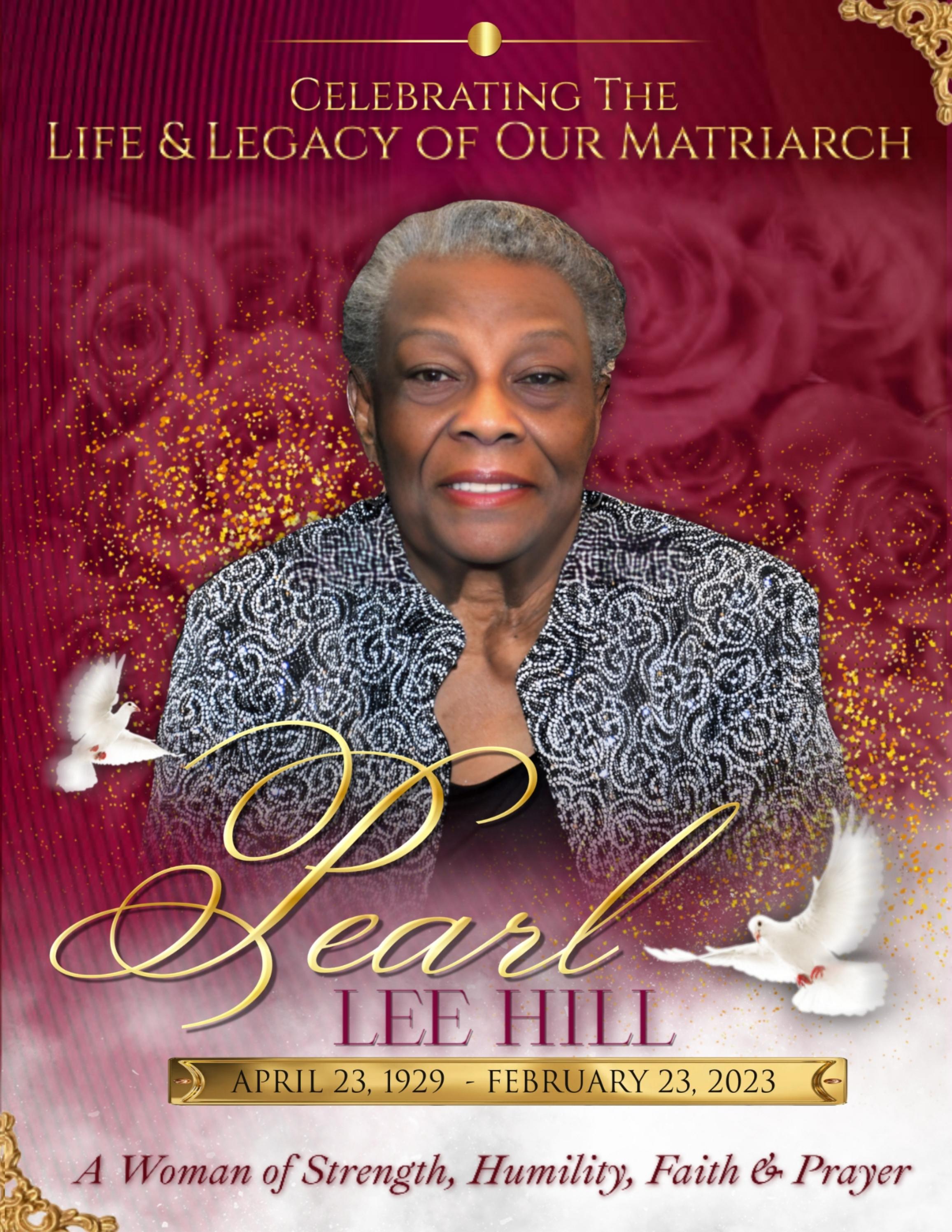 MMC Obituary: Pearl Lee Hill by Marti Milton Creations, LLC. - Issuu