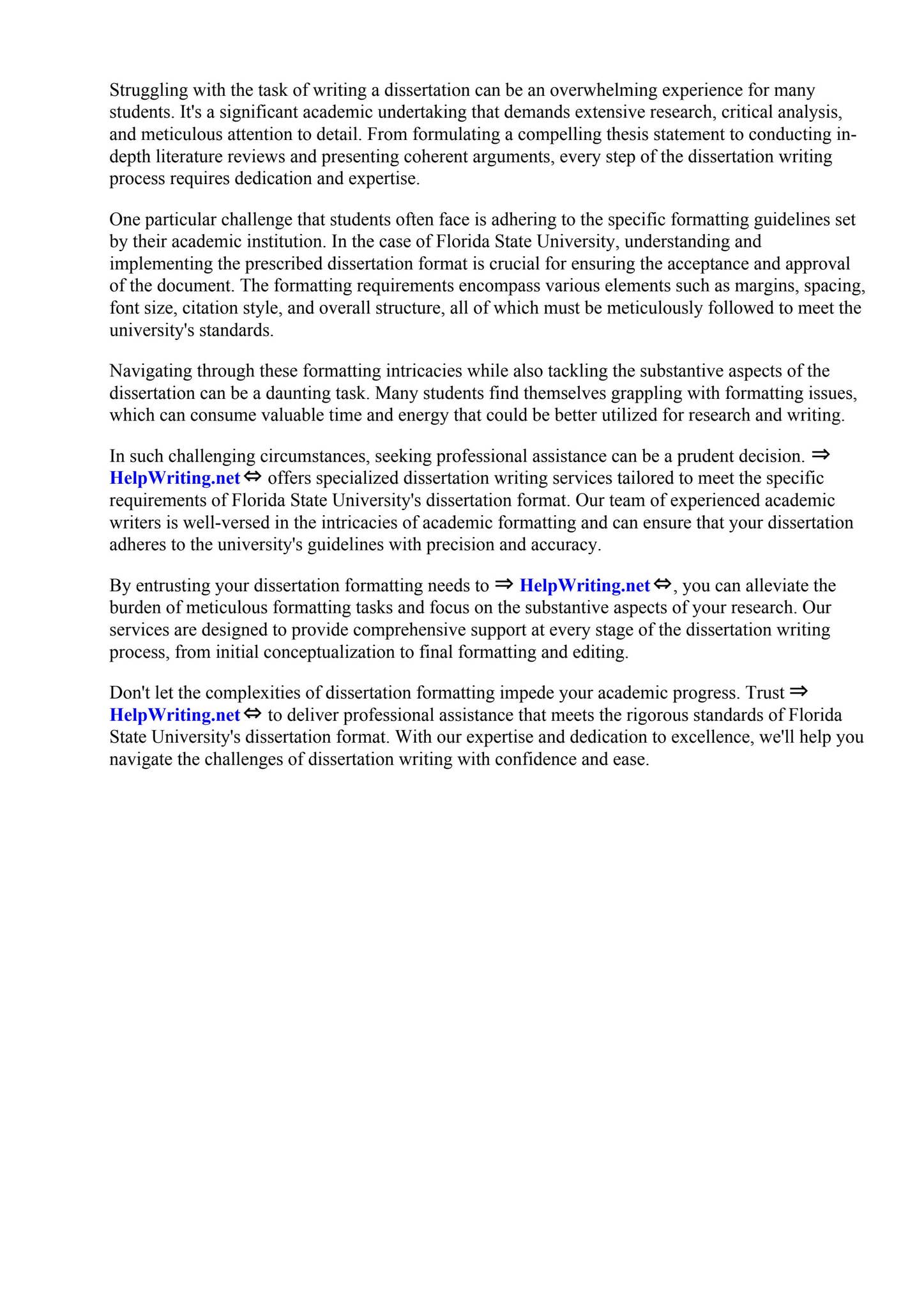 Florida State University Dissertation Format by Karla Houk - Issuu