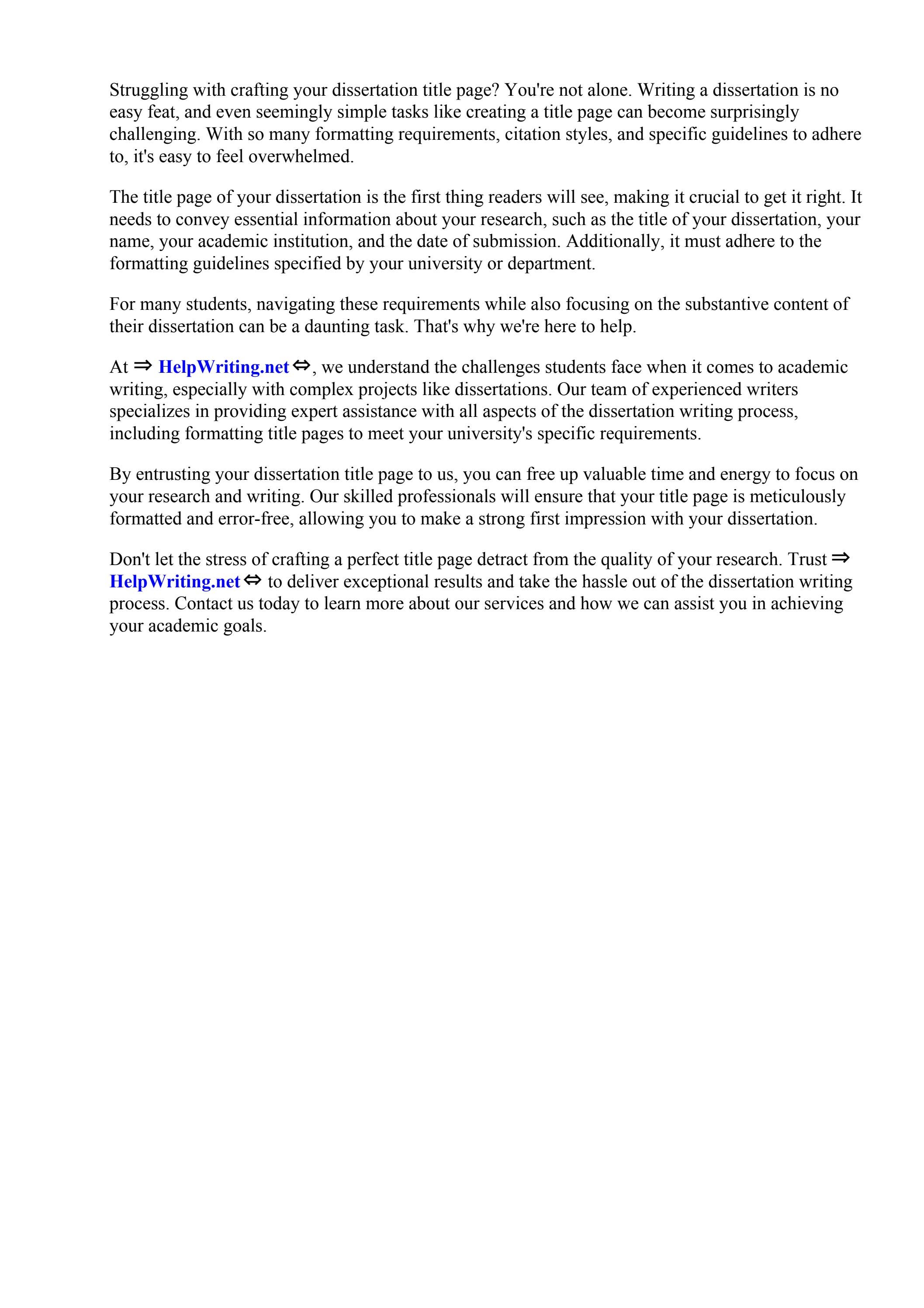 Dissertation Title Page by Brenda May - Issuu