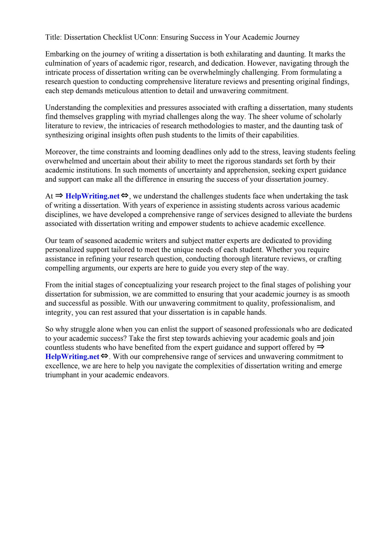 Dissertation Checklist Uconn by Himabindu Bock - Issuu