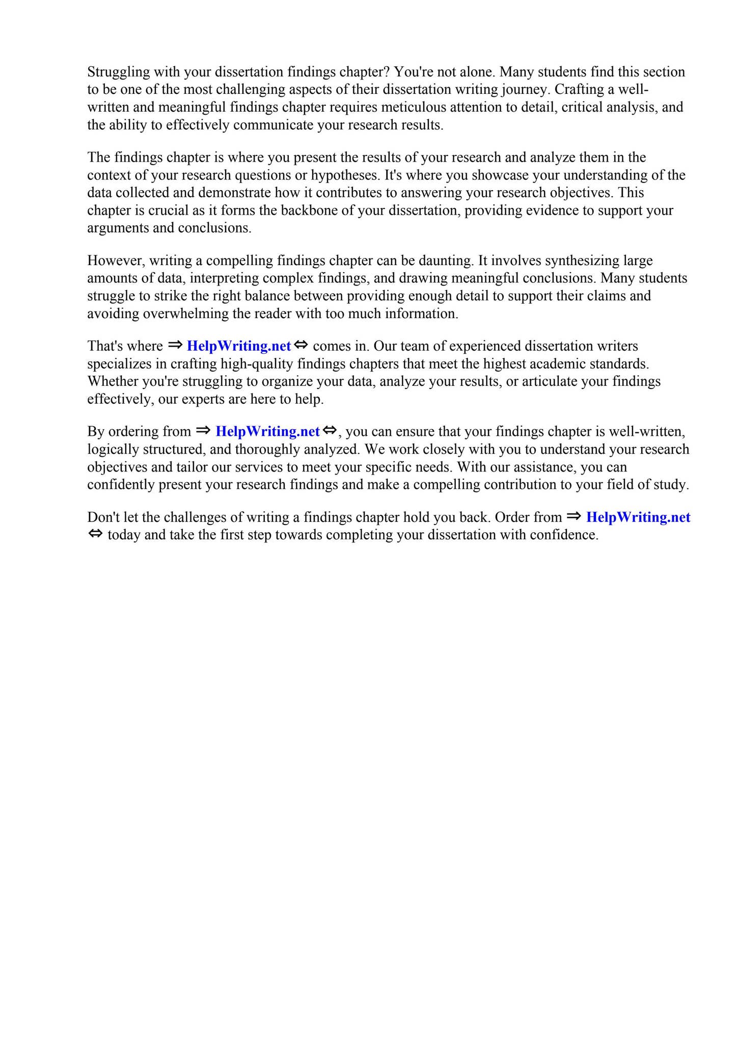 Findings Chapter Dissertation Example by Maria Dickson - Issuu