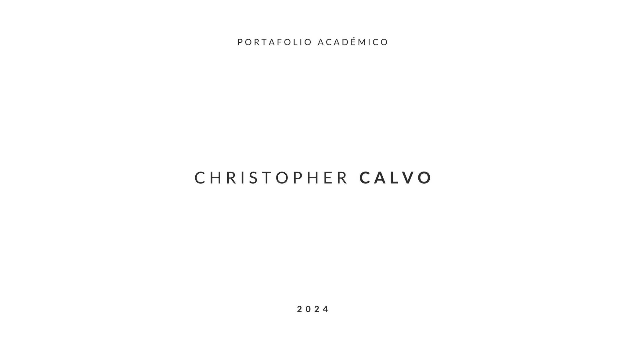 Portafolio by Christopher Calvo - Issuu