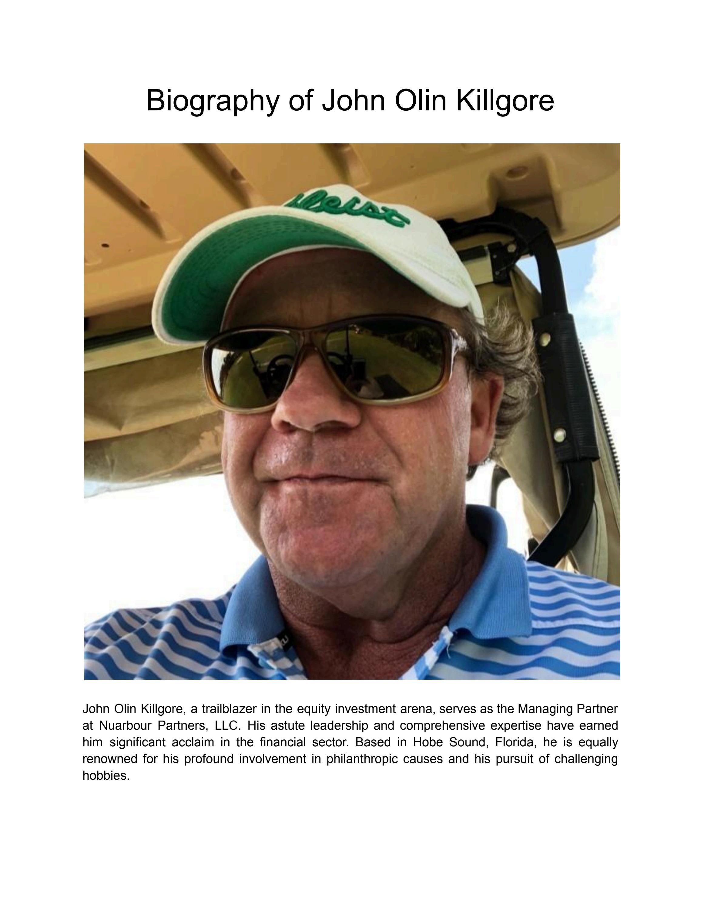 Biography of John Olin Killgore by John Olin Killgore - Issuu