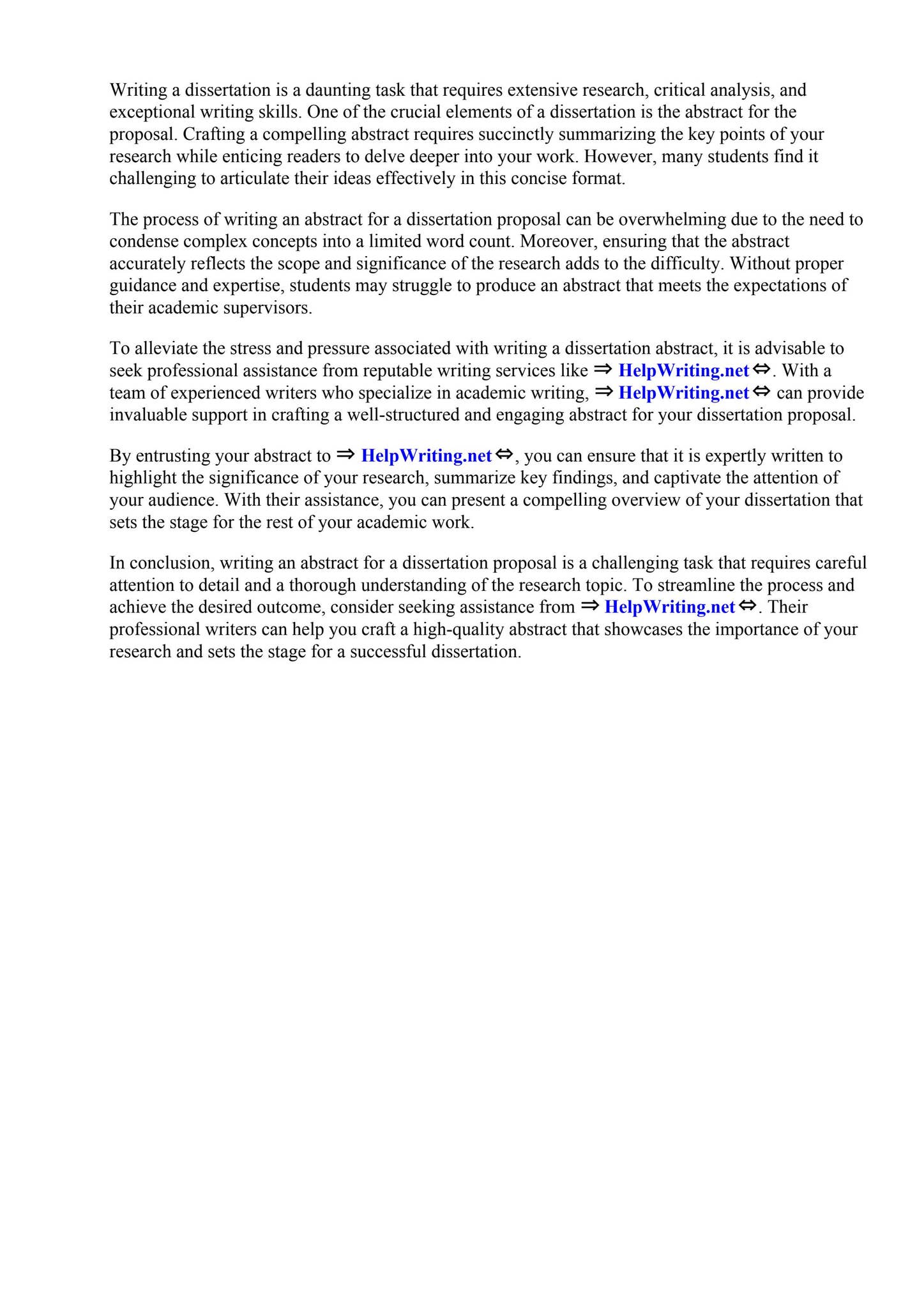 How To Write An Abstract For Dissertation Proposal by Emily Jewell - Issuu