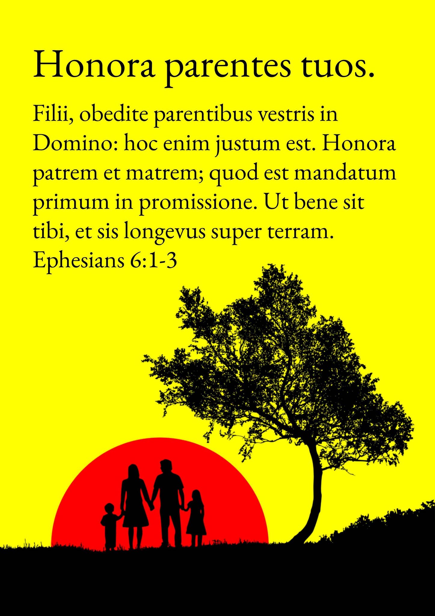 Latin - Honor Your Parents Your Father and Mother by Filipino Tracts ...