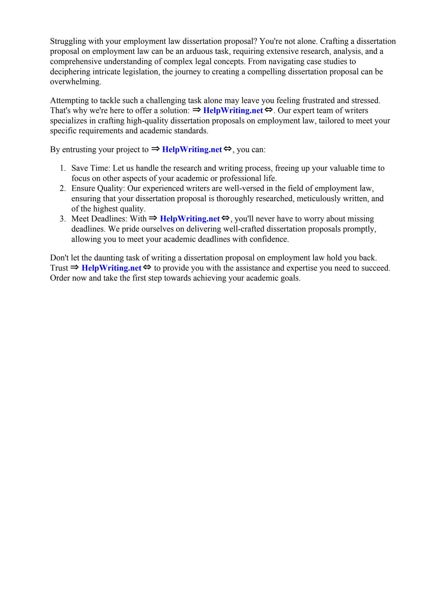 Employment Law Dissertation Proposal by Amy Fitzgerald - Issuu