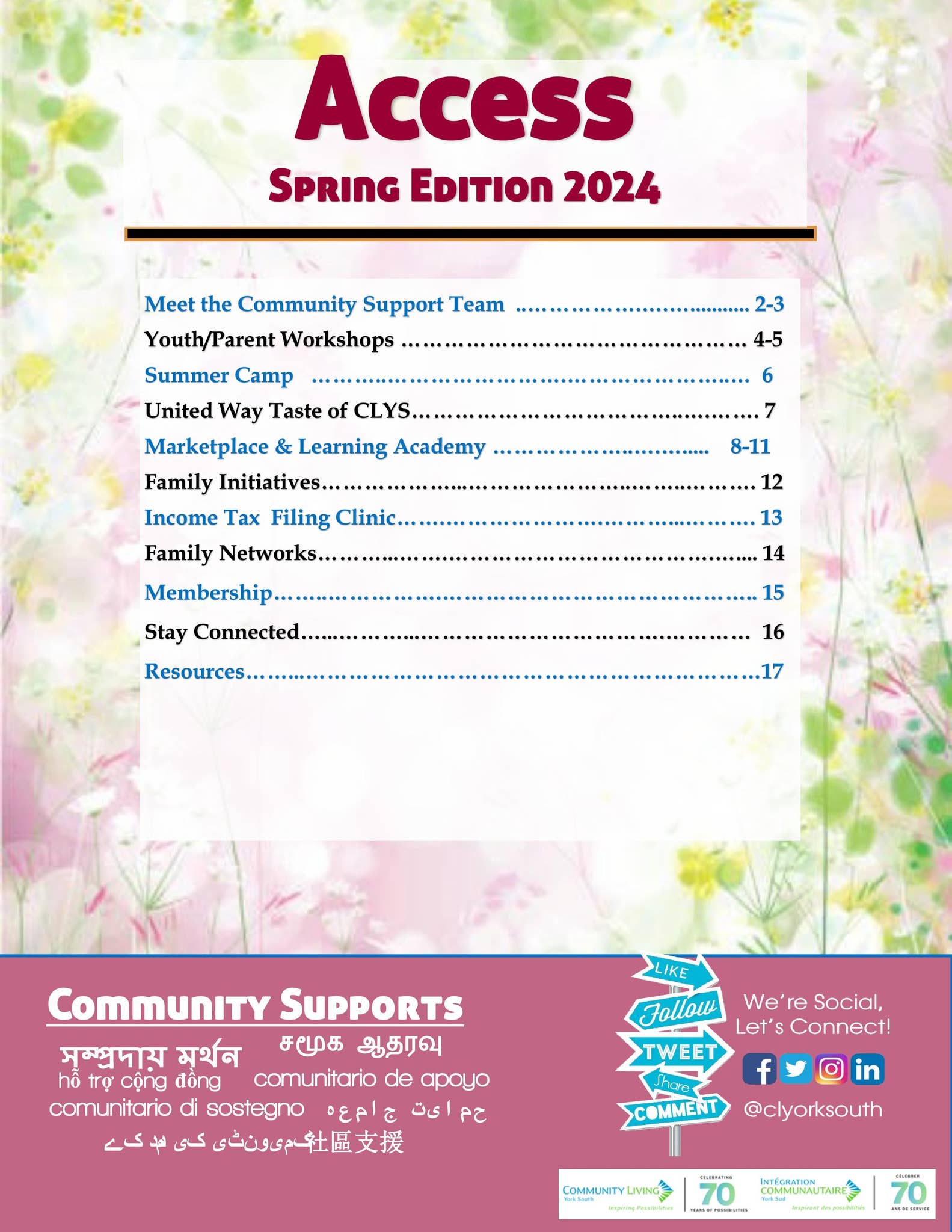 Access Newsletter Spring 2024 by CLYorkSouth - Issuu
