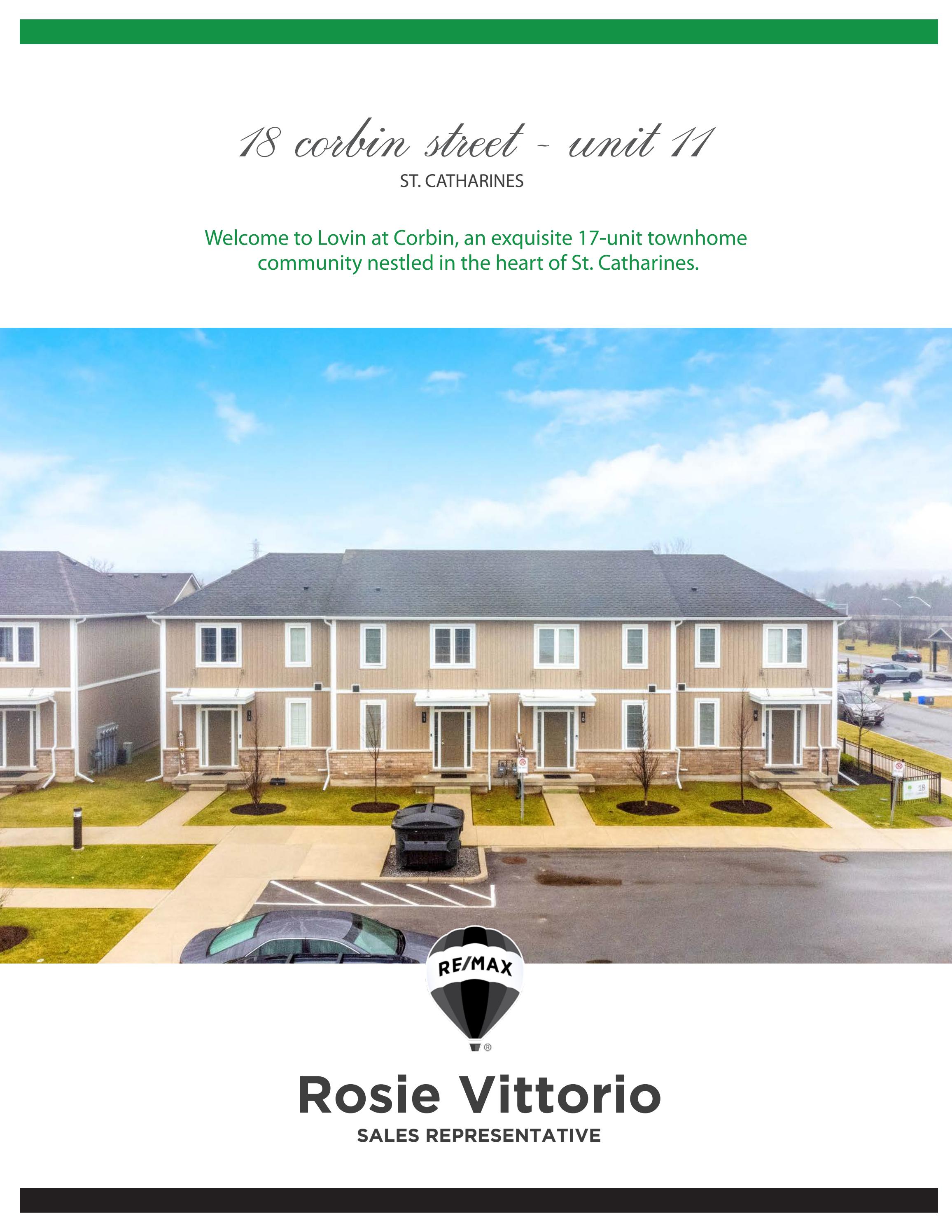 18 Corbin Street - Unit 11, St. Catharines by RE/MAX Aboutowne Realty ...