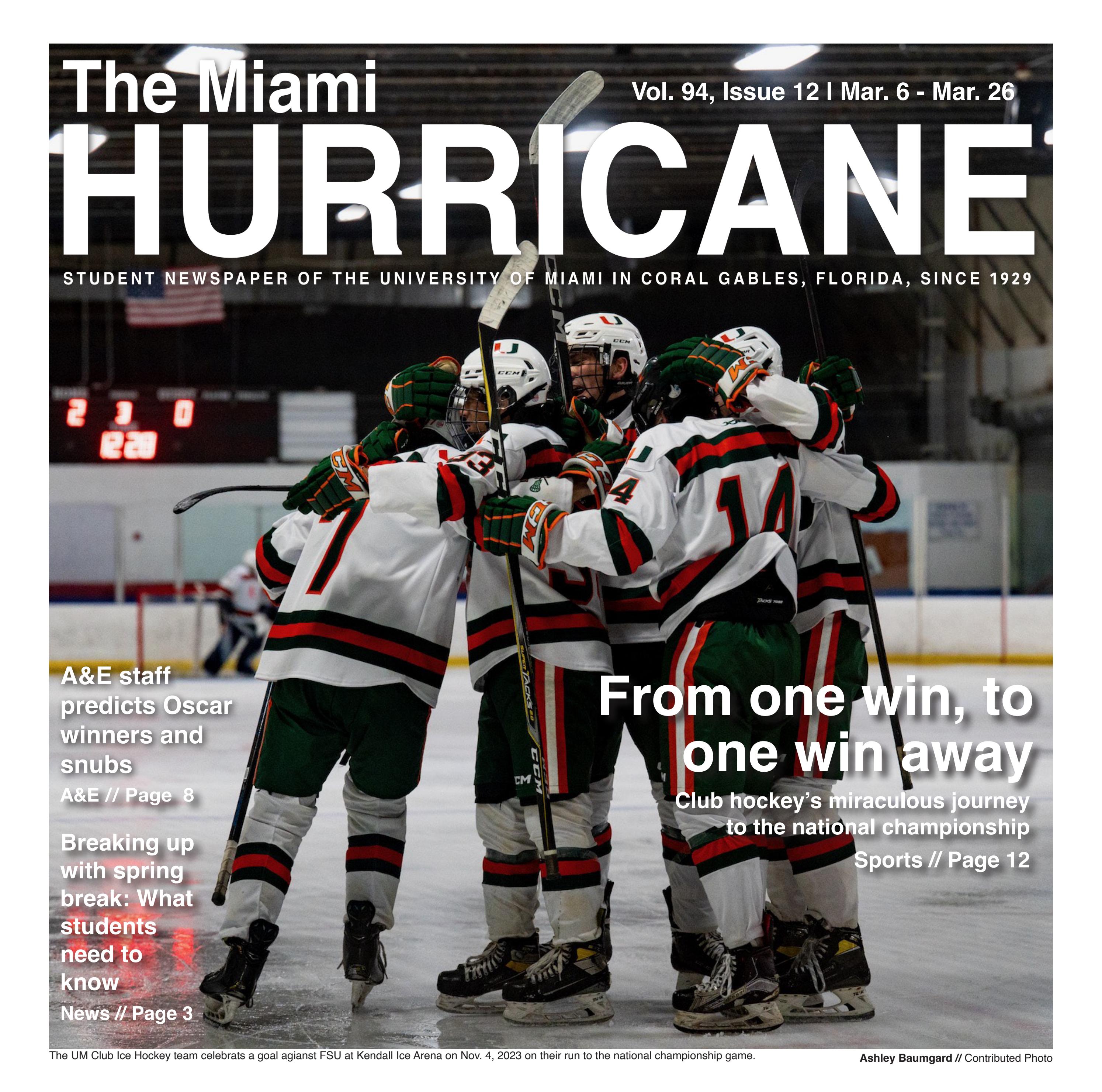 The Miami Hurricane: March 6, 2024 by The Miami Hurricane - Issuu