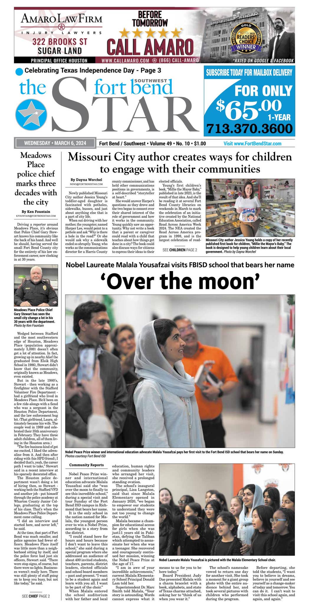 The 03-06-24 Edition of The Fort Bend Star by Street Media - Issuu