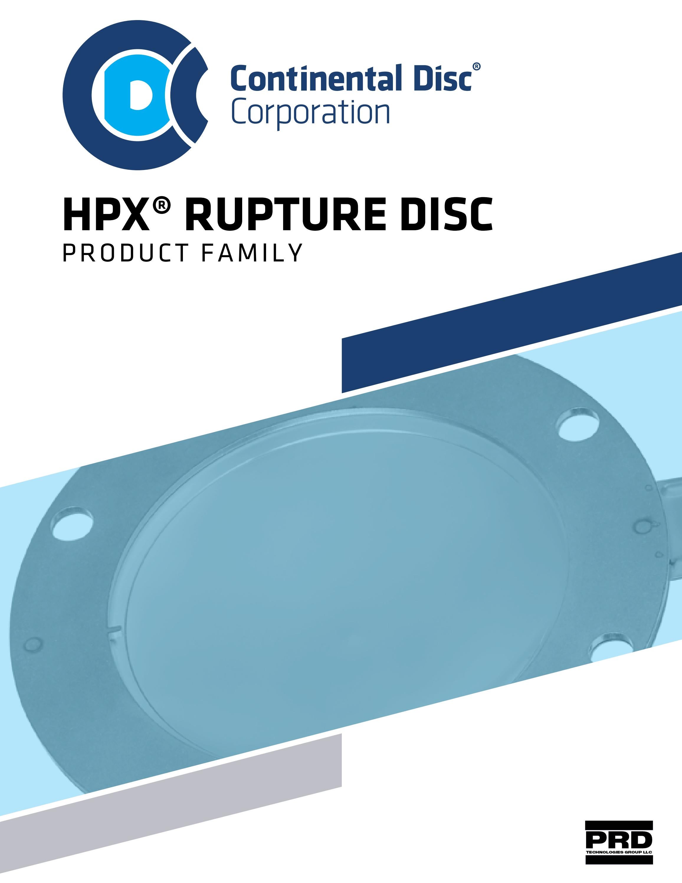 HPX Rupture Disc Family Brochure by prdtechgroup.com - Issuu