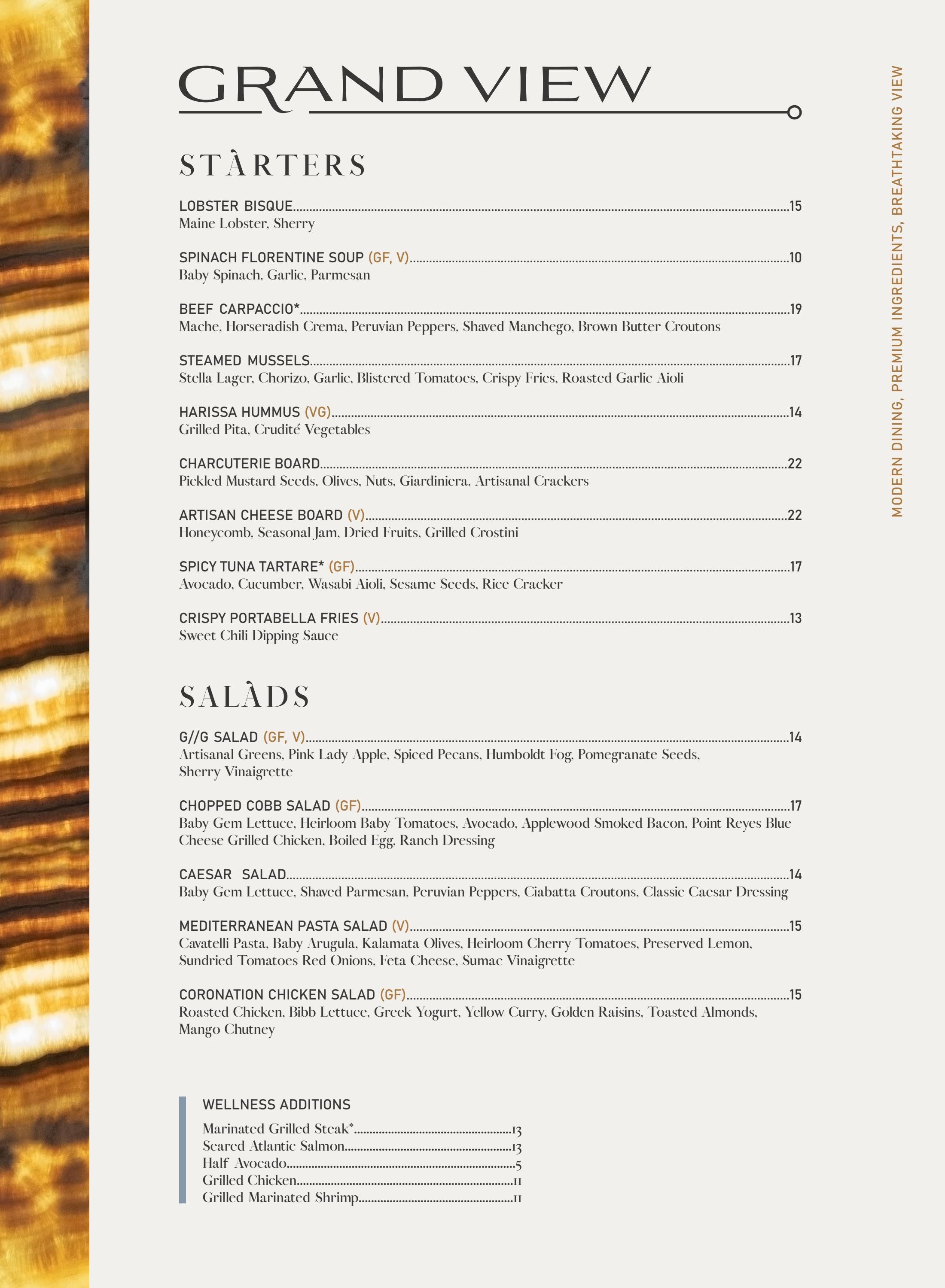 Grand View Dinner Menu January 2024 RE-UPLOAD by ...
