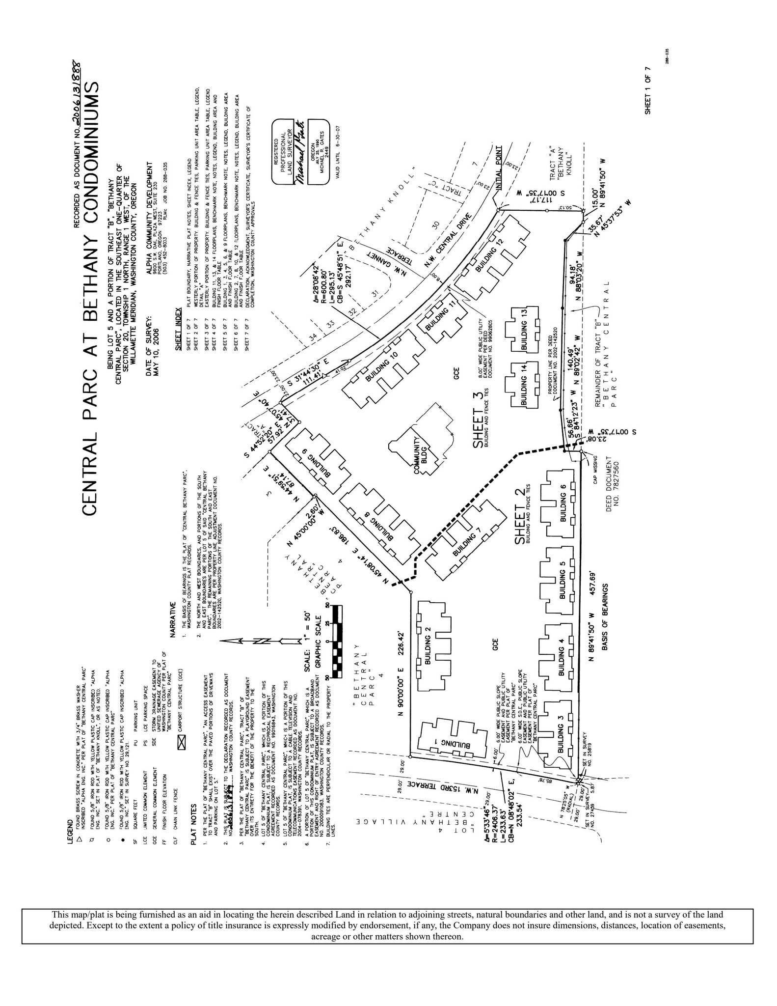 CCR's - CENTRAL PARC BETHANY CONDO by Lawyers Title Oregon - Issuu