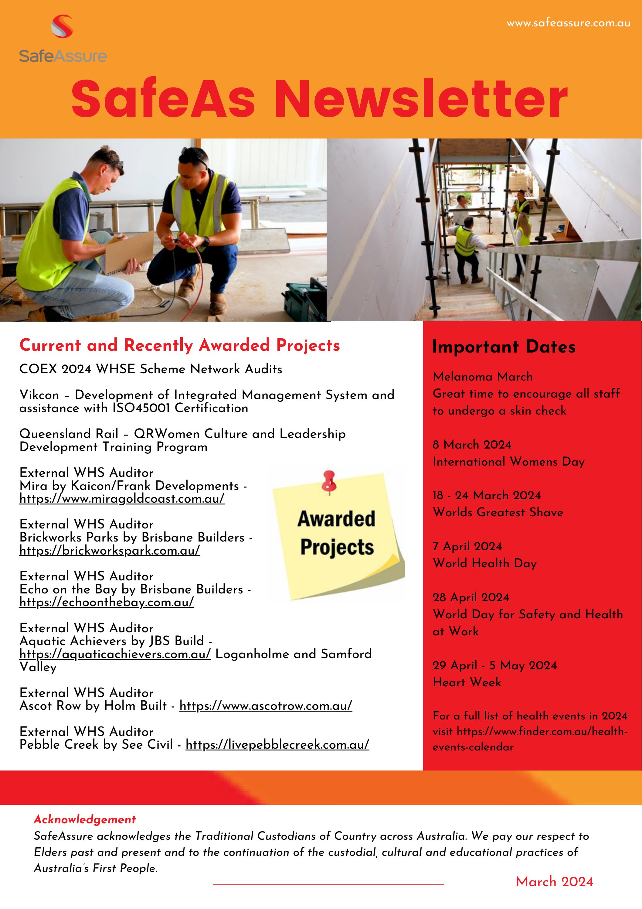 SafeAssure Newsletter: Edition 5 by safeassure - Issuu