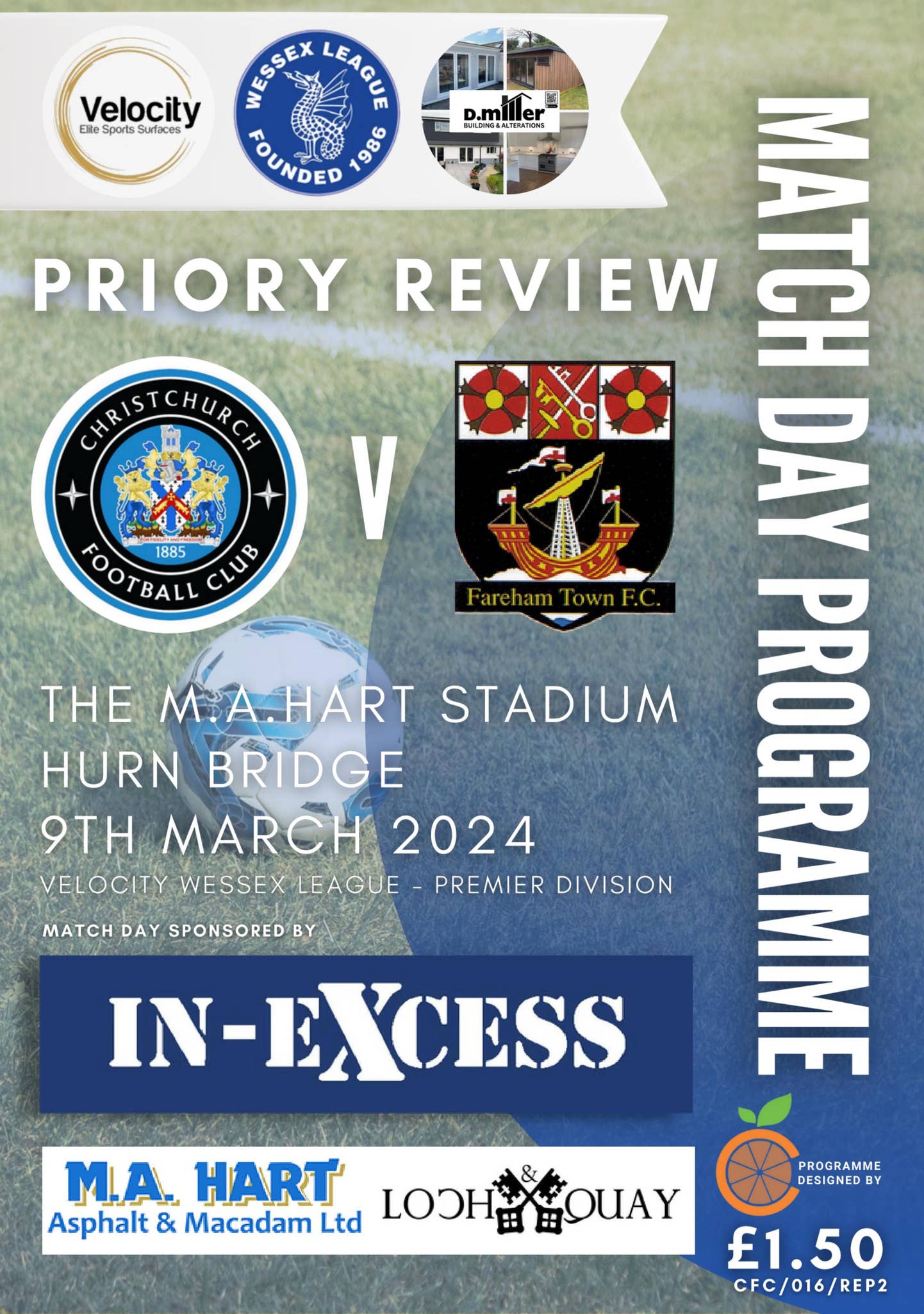 CFC/016/REP2 - Christchurch FC v Fareham Town FC - 9th March 2024 by ...