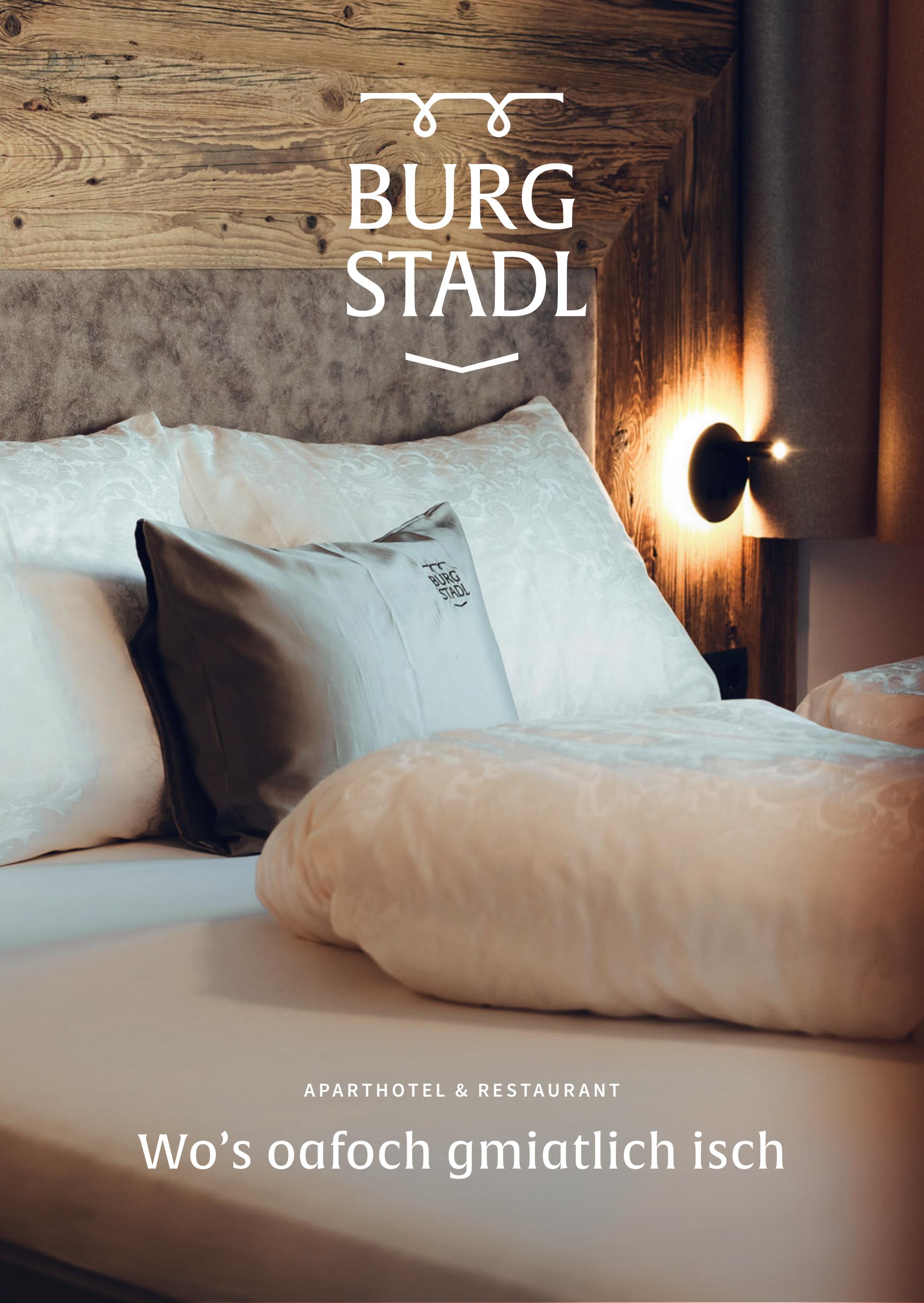 Burgstadl Aparthotel & Restaurant – Imagefolder by Werbezimmer - Issuu