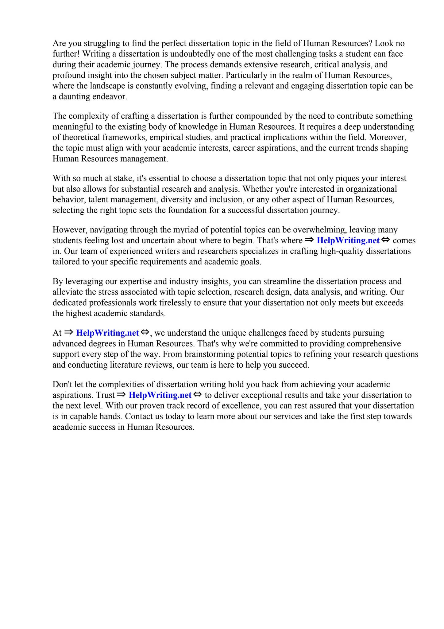 Dissertation Topics In Human Resources by Camila Draper - Issuu