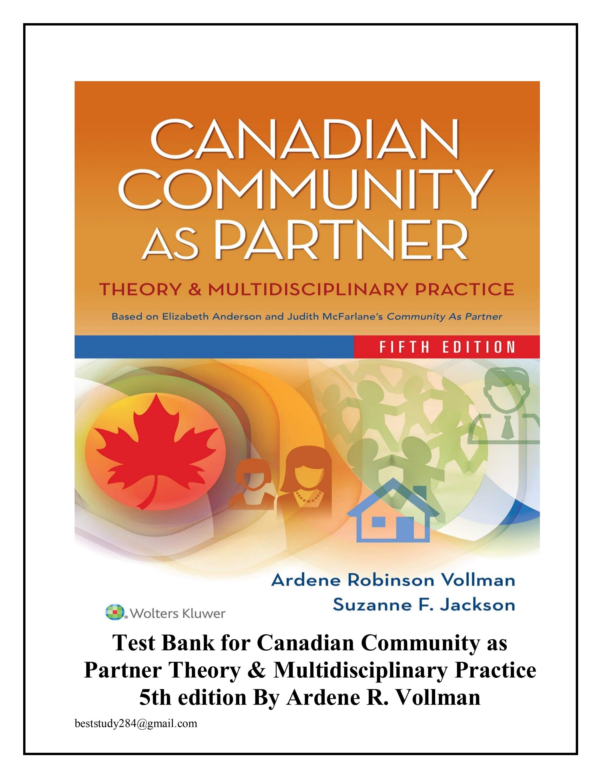 Test Bank for Canadian Community as Partner Theory & Multidisciplinary ...