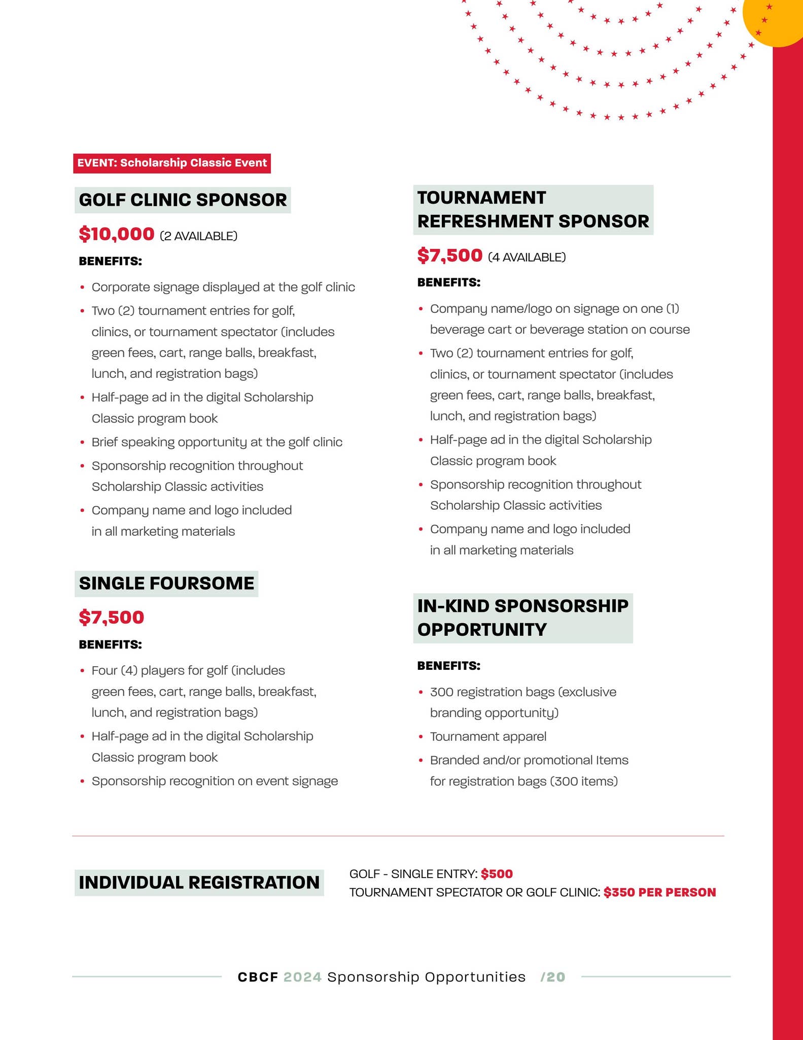 2024 CBCF Sponsorship Opportunities by Congressional Black Caucus ...
