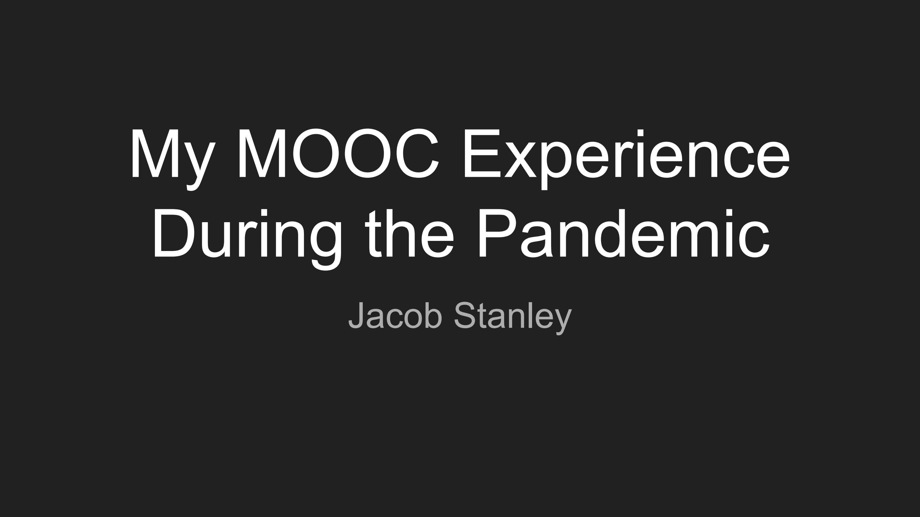 Discussion 3 - Jacob Stanley by Jacob Stanley - Issuu