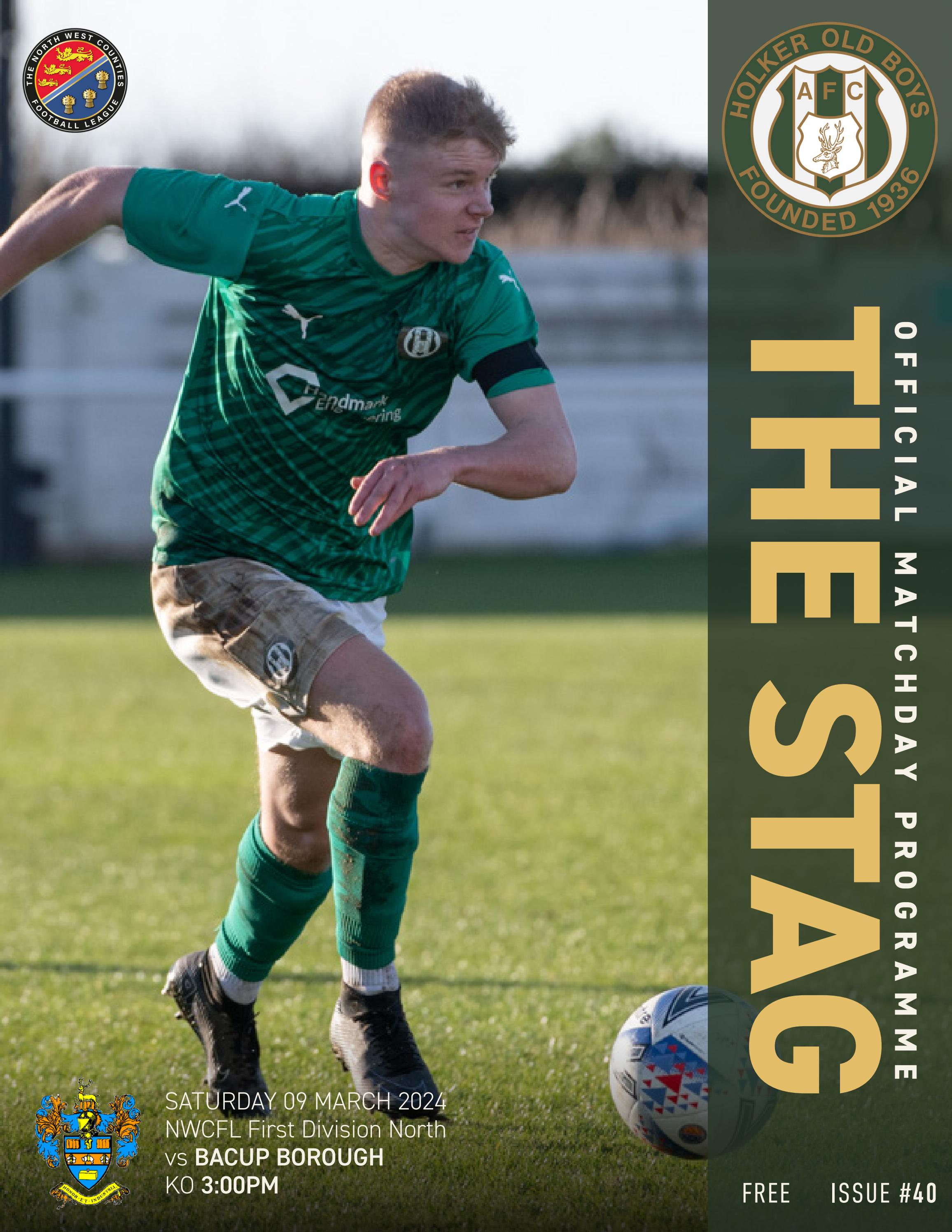 Issue #40 - v Bacup Borough (09/03/2024) by hobafc - Issuu