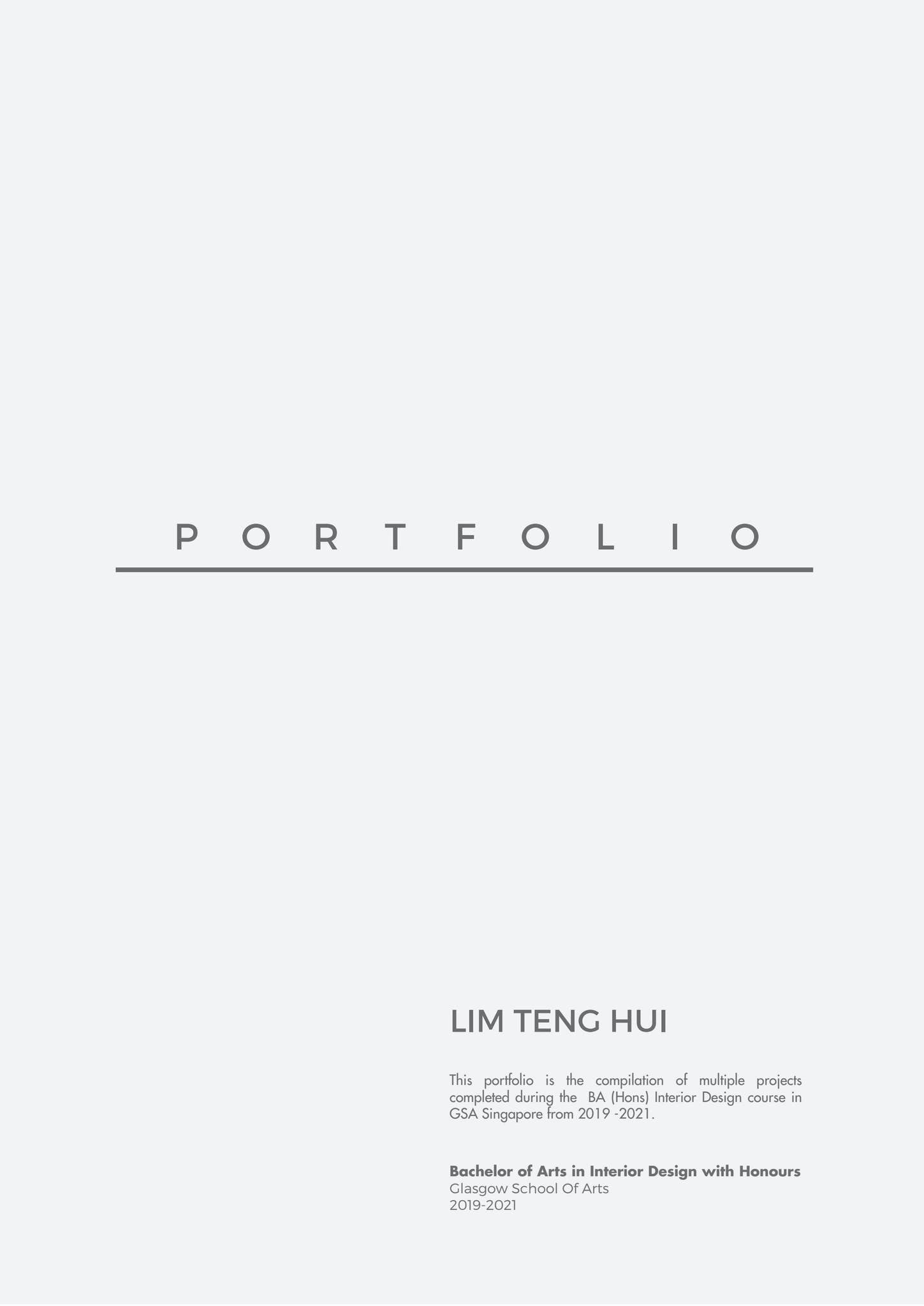 (Uni) Portfolio by Lim Teng Hui - Issuu