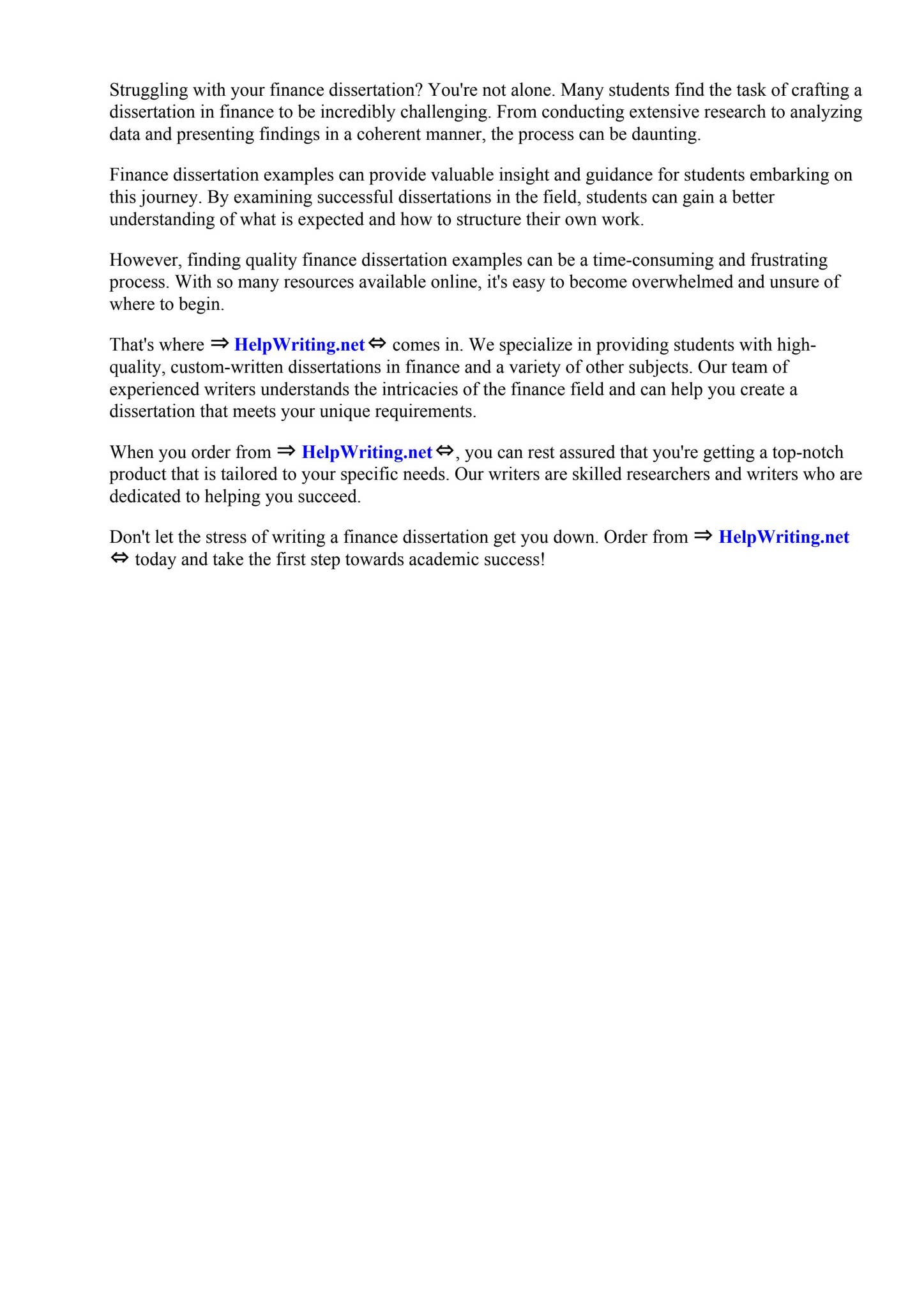 Finance Dissertation Examples by Megan Sanchez - Issuu