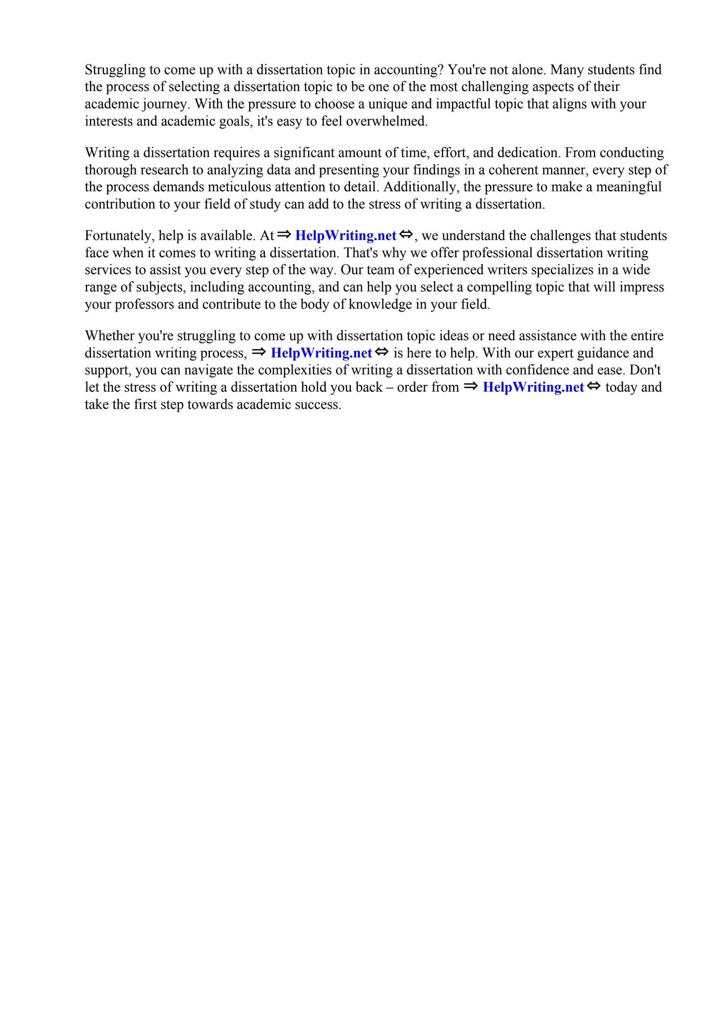 Dissertation Topic Ideas Accounting by Stacey Howard - Issuu