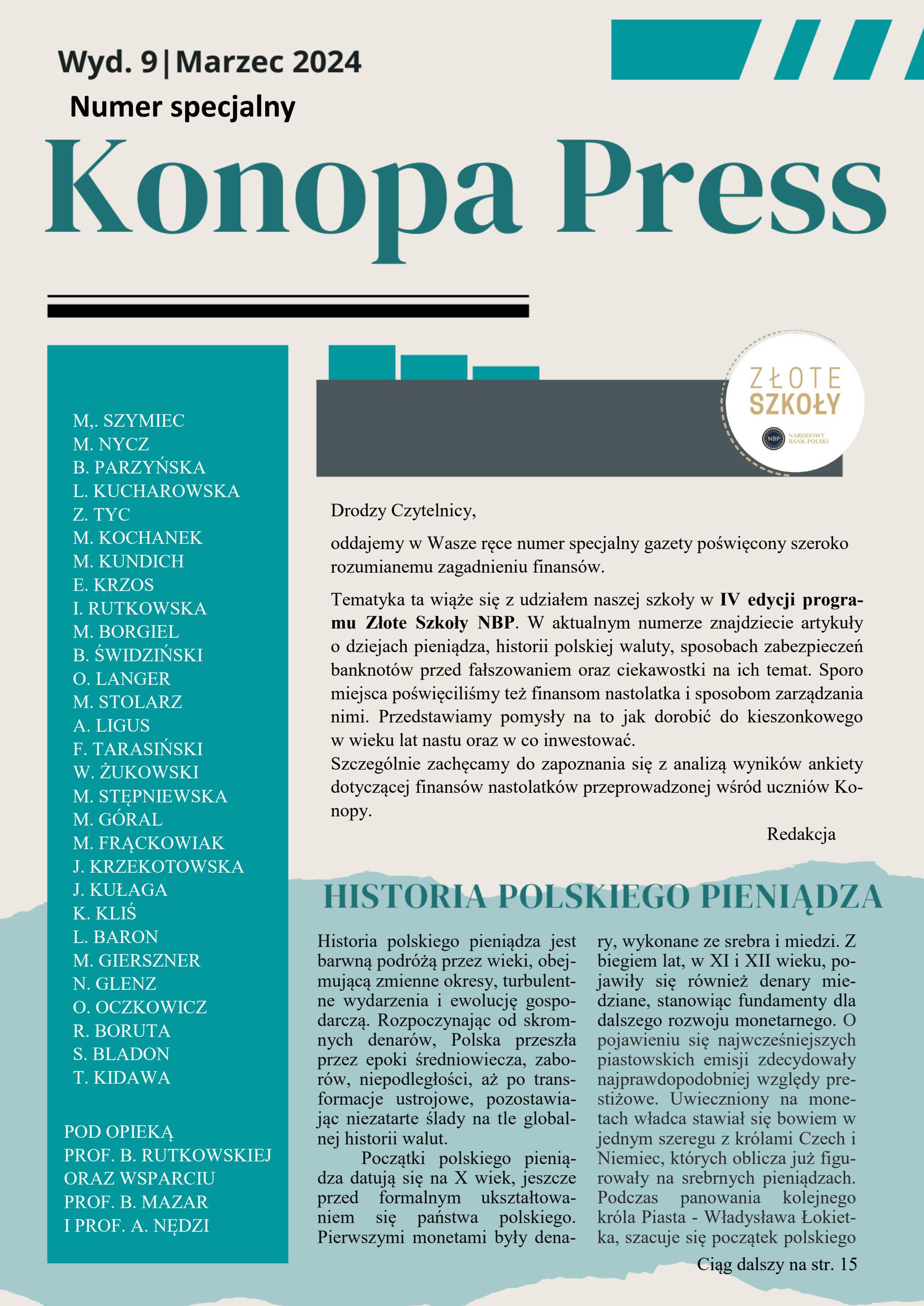 KONOPA PRESS wyd. 9 - numer specjalny 2023/2024 by gazeta KonopaPress - Issuu
