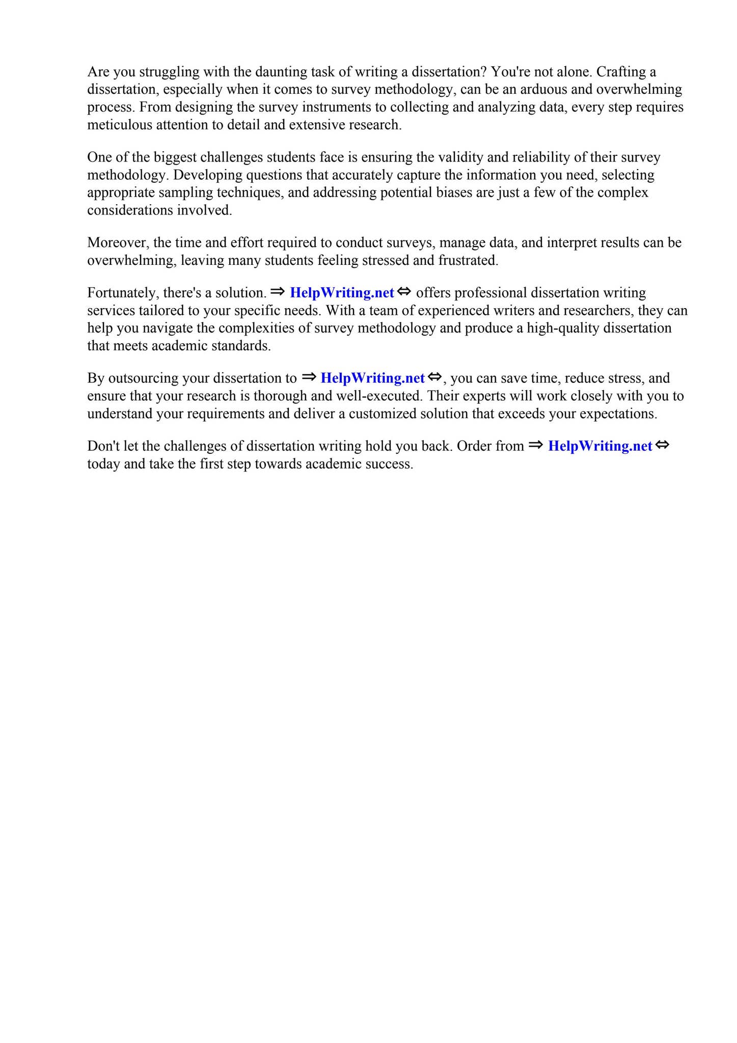 Dissertation Survey Methodology by Ana Hartman - Issuu